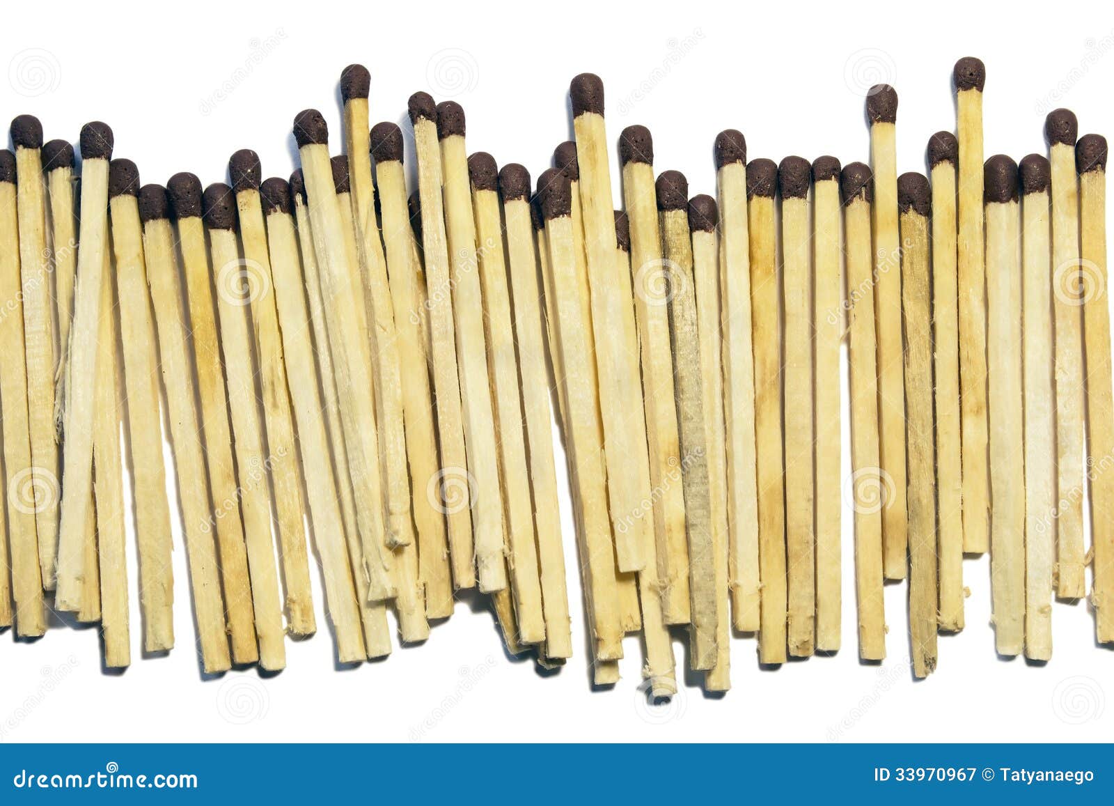 Row of matches stock image. Image of combustible, white - 33970967