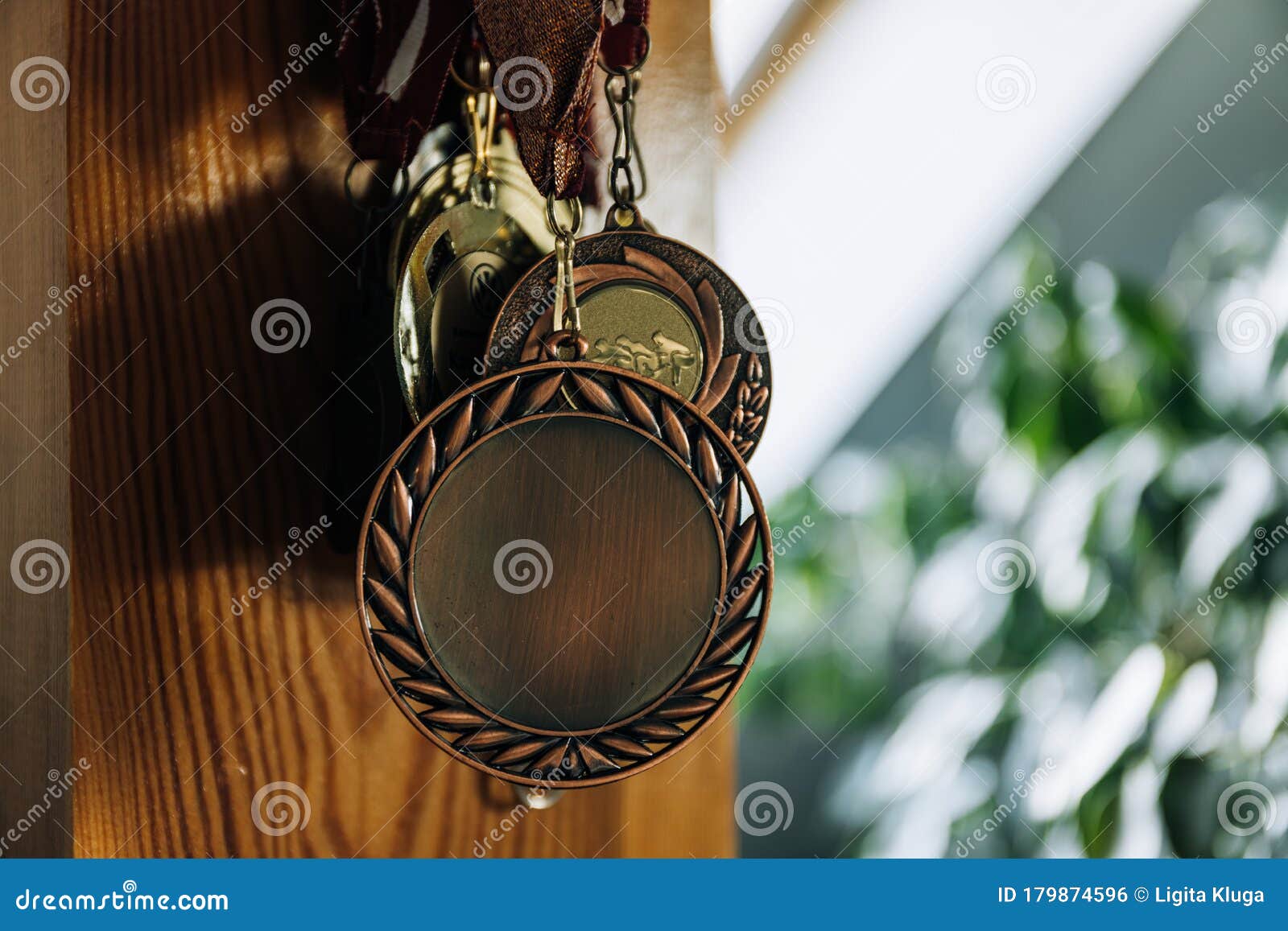 Row of Medals Hanging on a Wall at Home Stock Photo - Image of element ...
