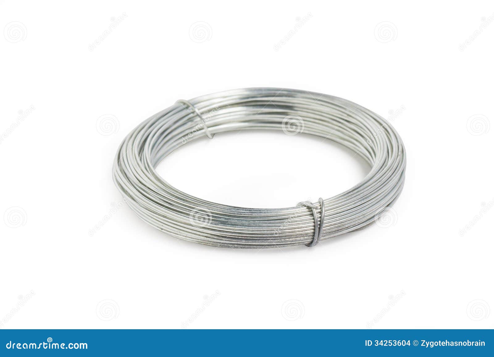 A Metal Wire Brush For Cleaning Isolated On A White Background. Tools ...