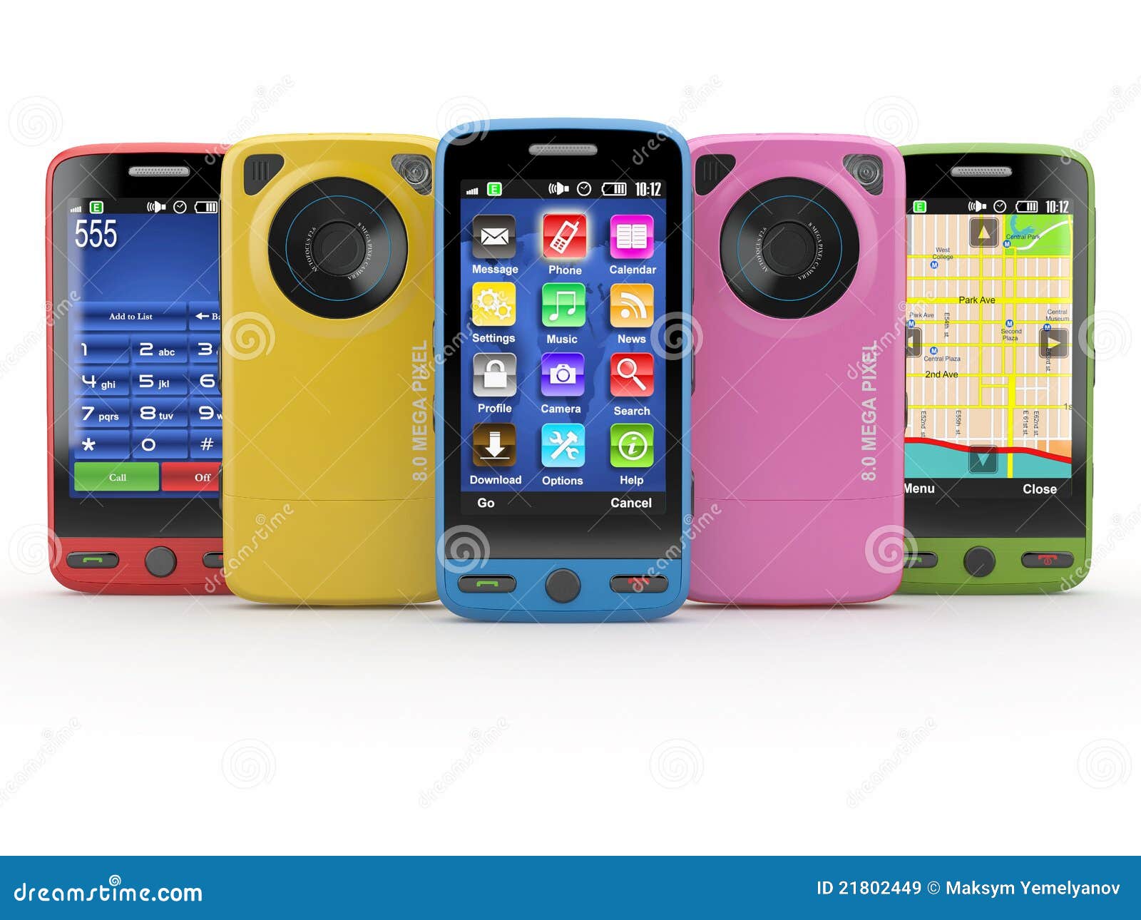 Row Mobile Phone Photo Camera Stock Illustrations – 96 Row Mobile Phone ...