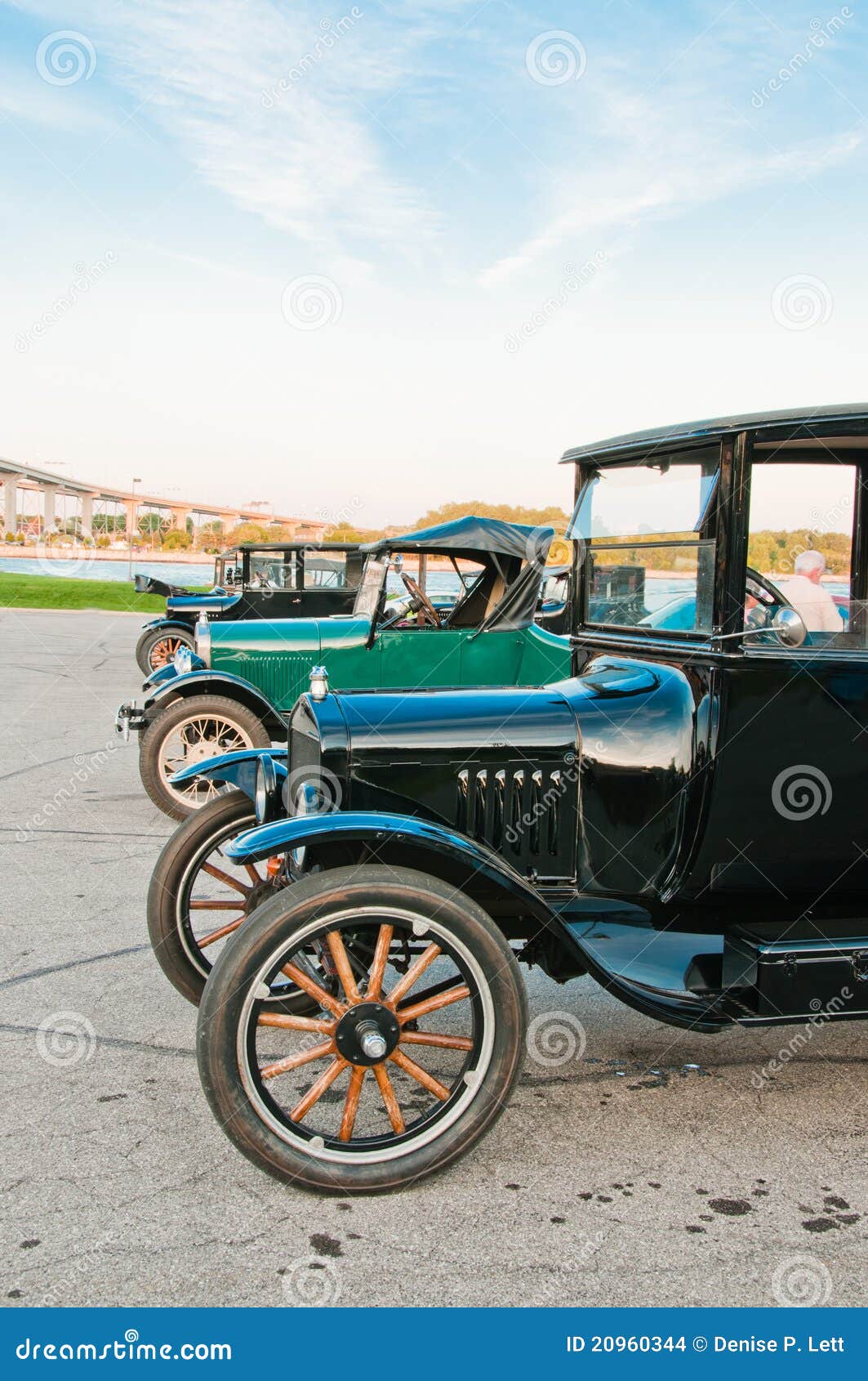 Row of Model T Cars stock photo. Image of classics, ford - 20960344