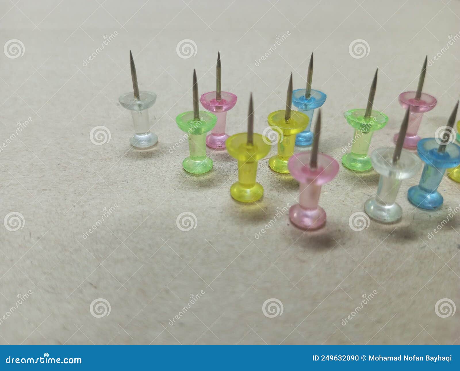A Row of Nails Arranged Standing Stock Photo - Image of ceramic, flower ...