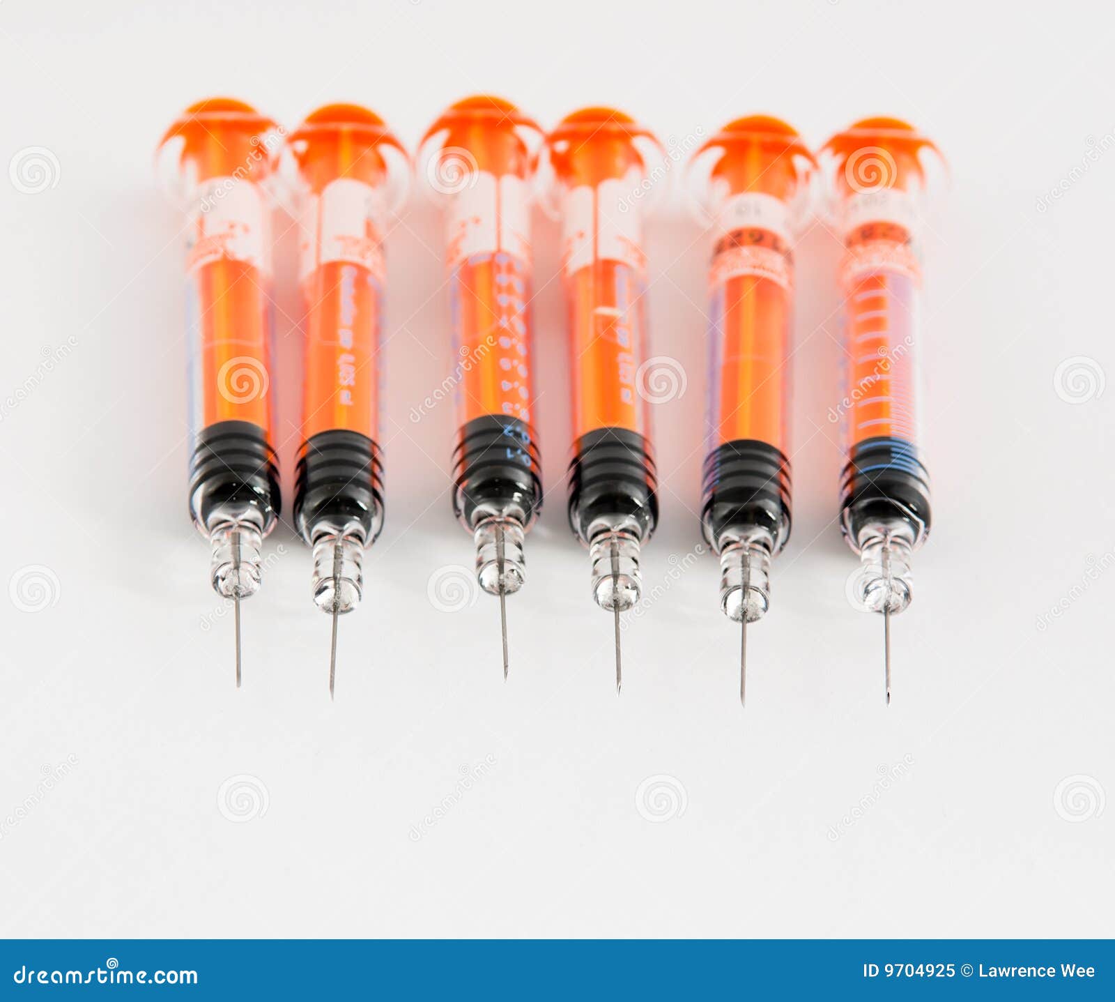 Row of Needles stock image. Image of still, science, aligned - 9704925