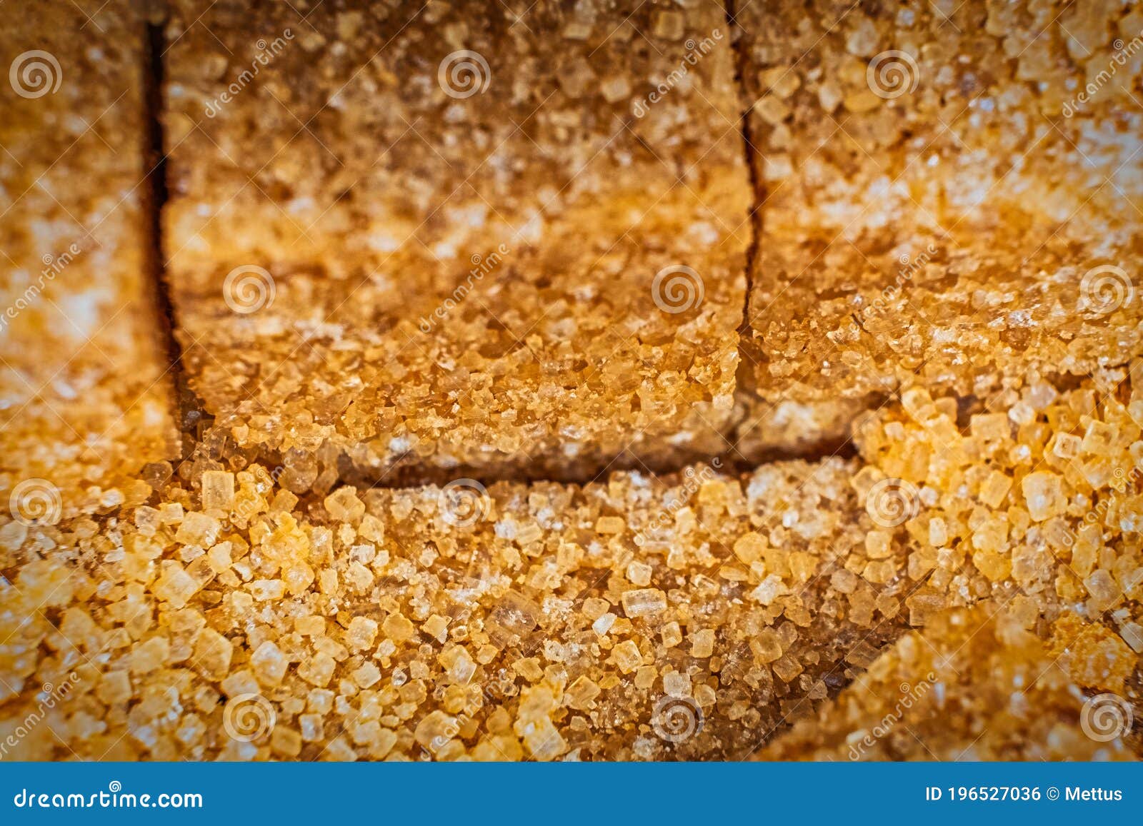 Row of Organic Sugar Bricks Macro, Shallow DOF Stock Photo - Image of ...