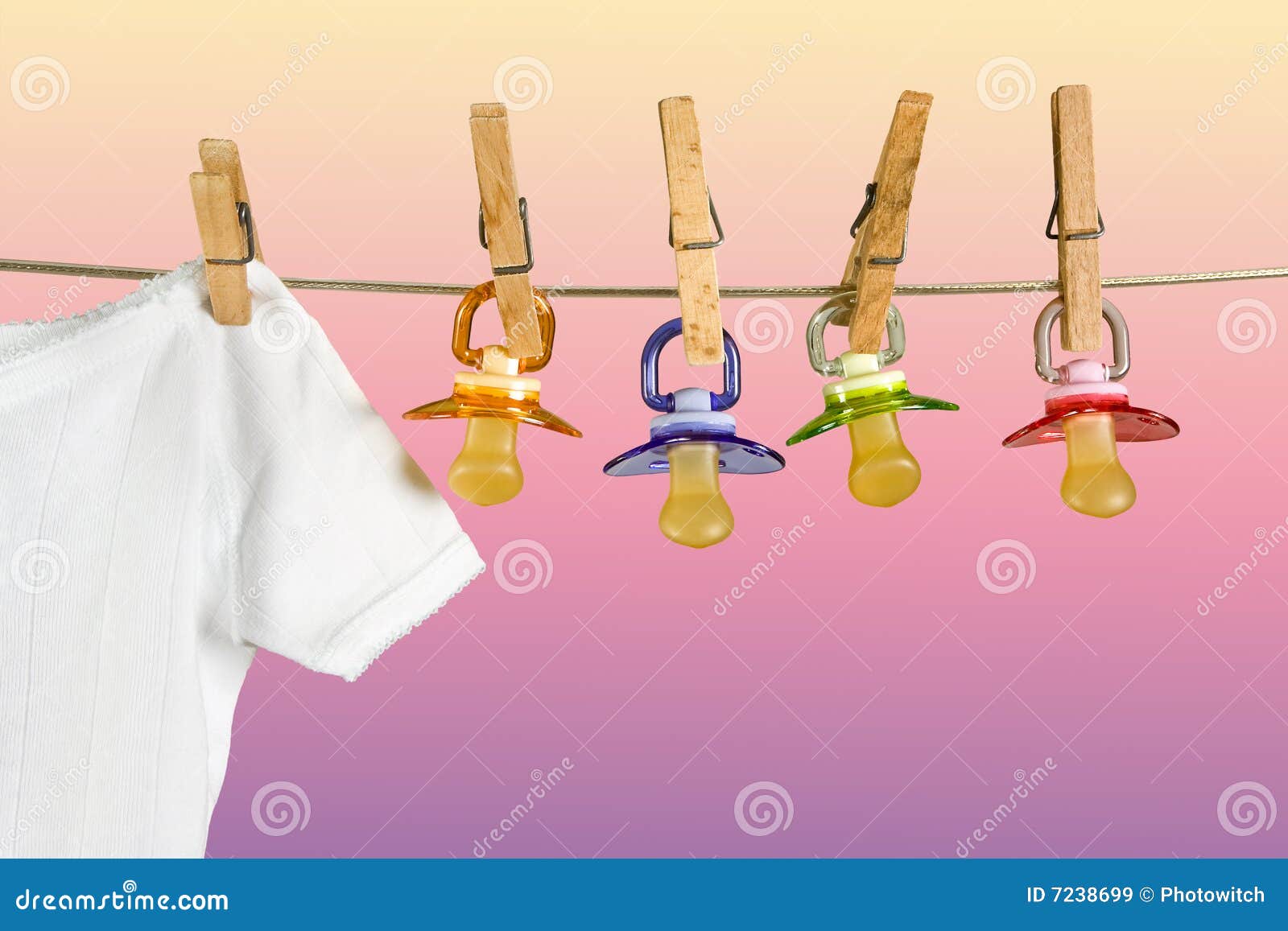 Row of pacifiers stock image. Image of pacifiers, pacifier - 7238699
