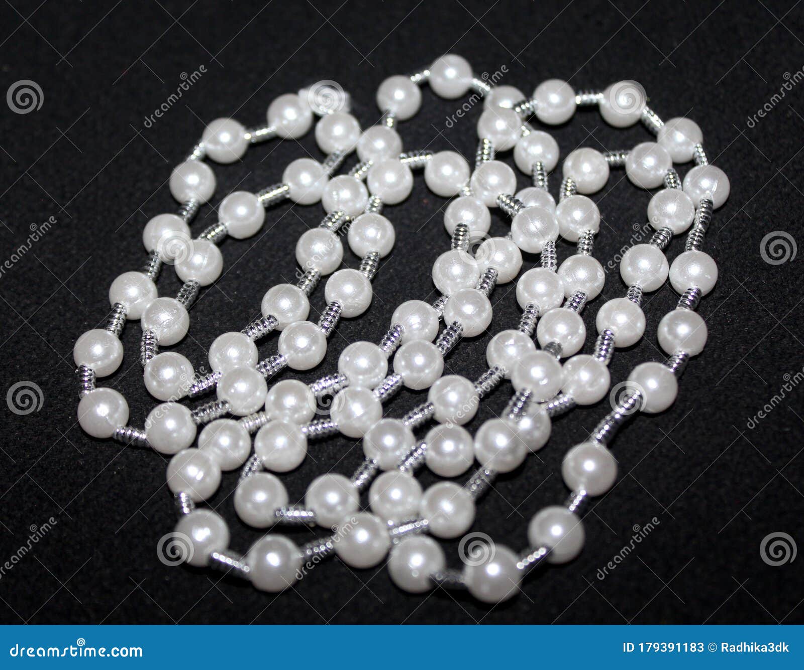 Row of Pearl Strings Abstract Background Stock Image - Image of graphic ...