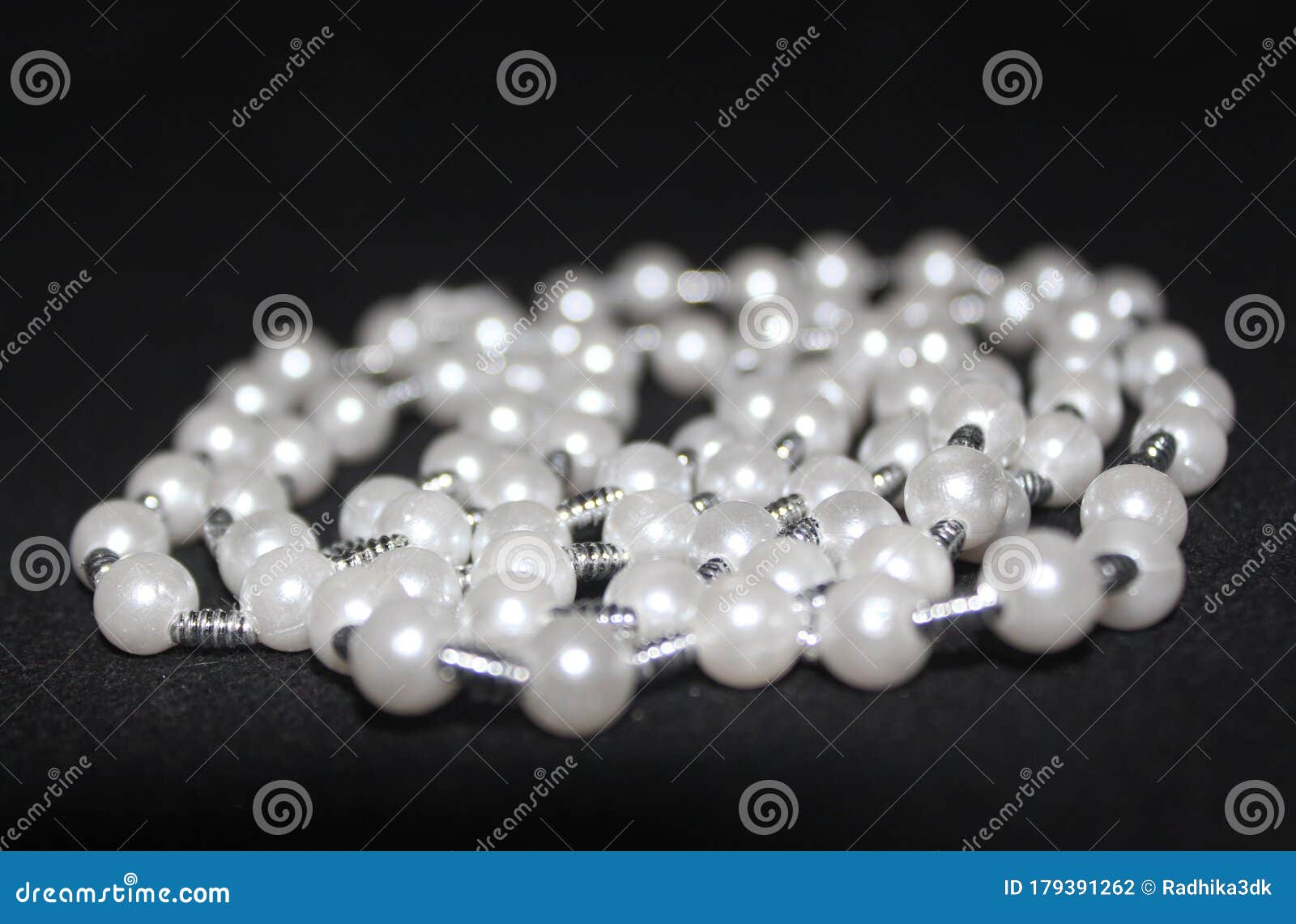 Row of Pearl Strings Abstract Background Stock Photo - Image of diamond ...