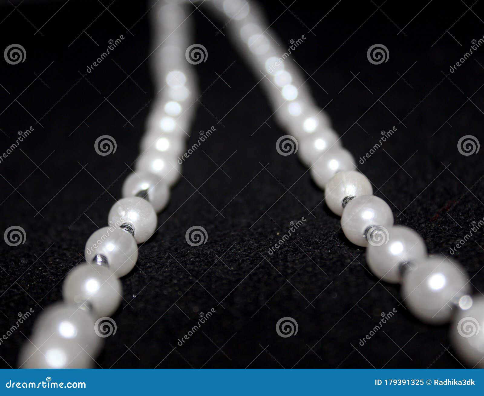 Row of Pearl Strings Abstract Background Stock Image - Image of beauty ...