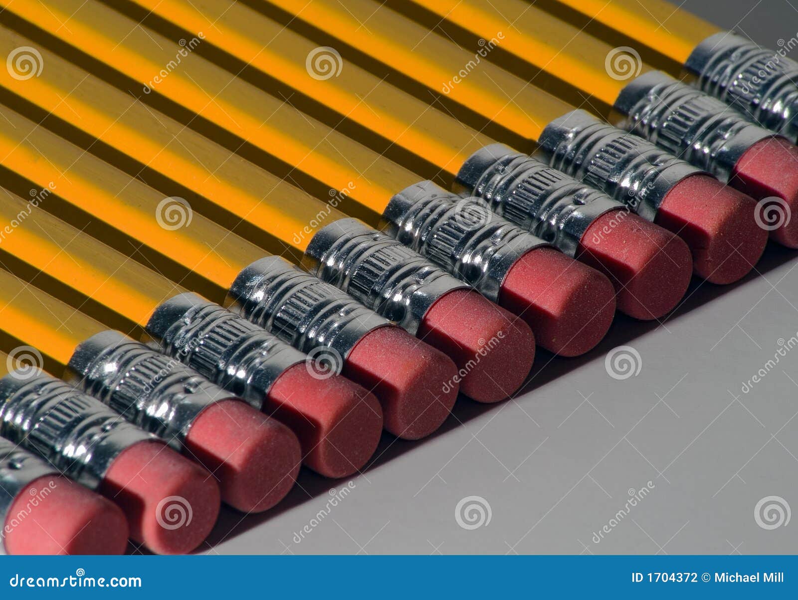 Row of Pencils stock photo. Image of close, education - 1704372