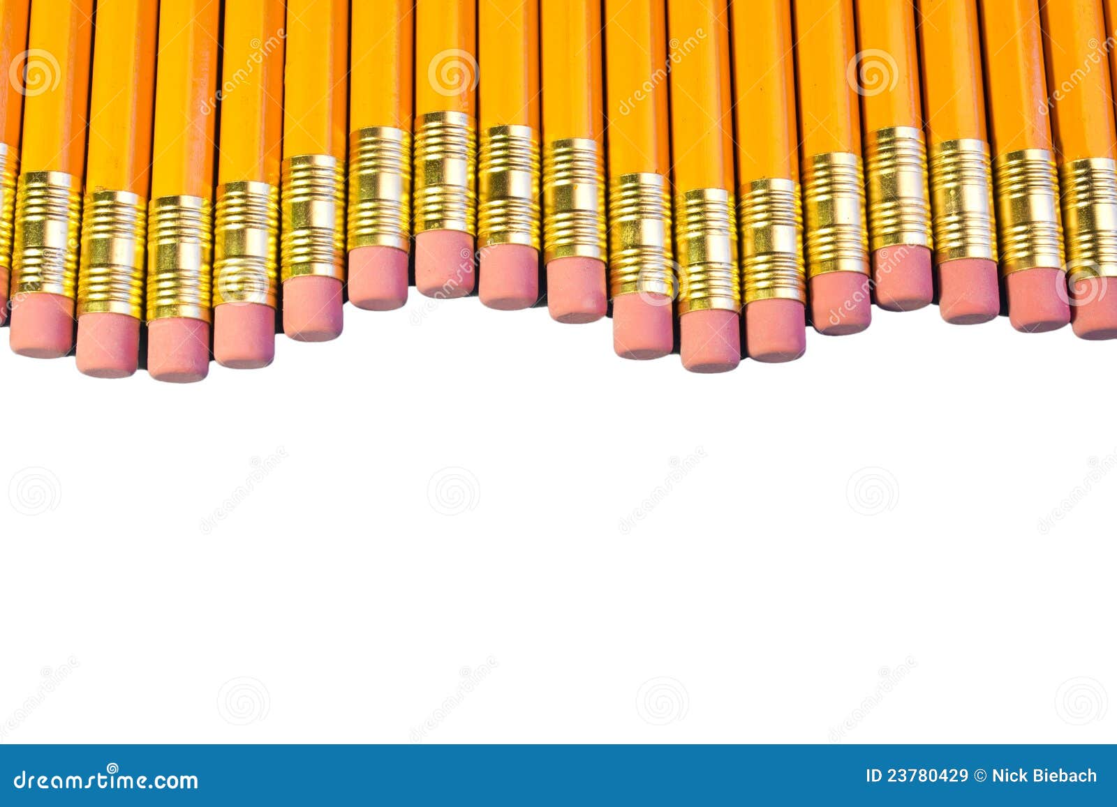 Row of pencils stock image. Image of pencils, arrangement - 23780429