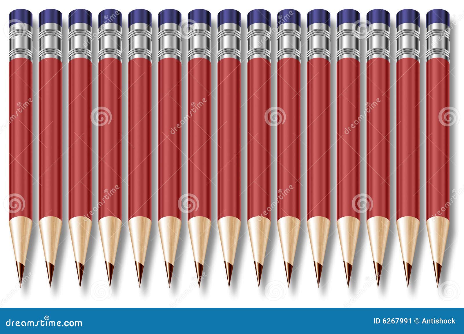 Row of Pencils Design stock illustration. Illustration of writing - 6267991
