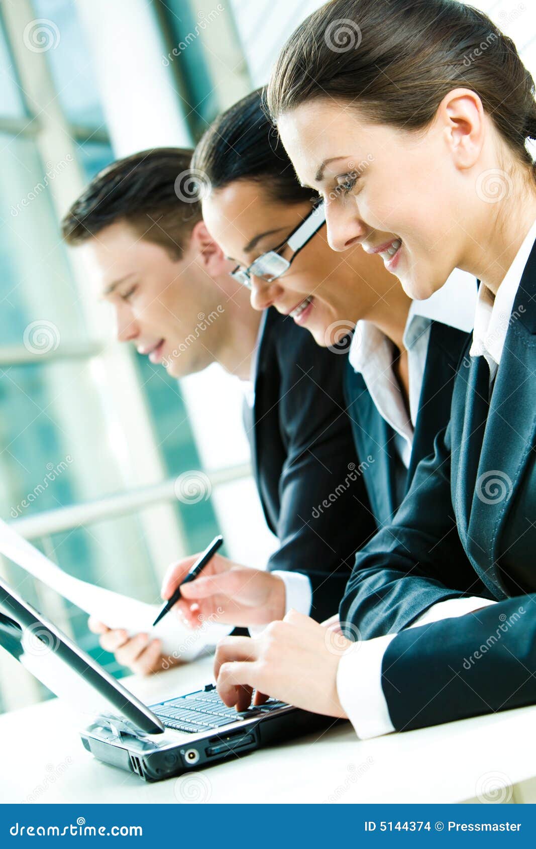Row of people stock photo. Image of sitting, hand, businessman - 5144374