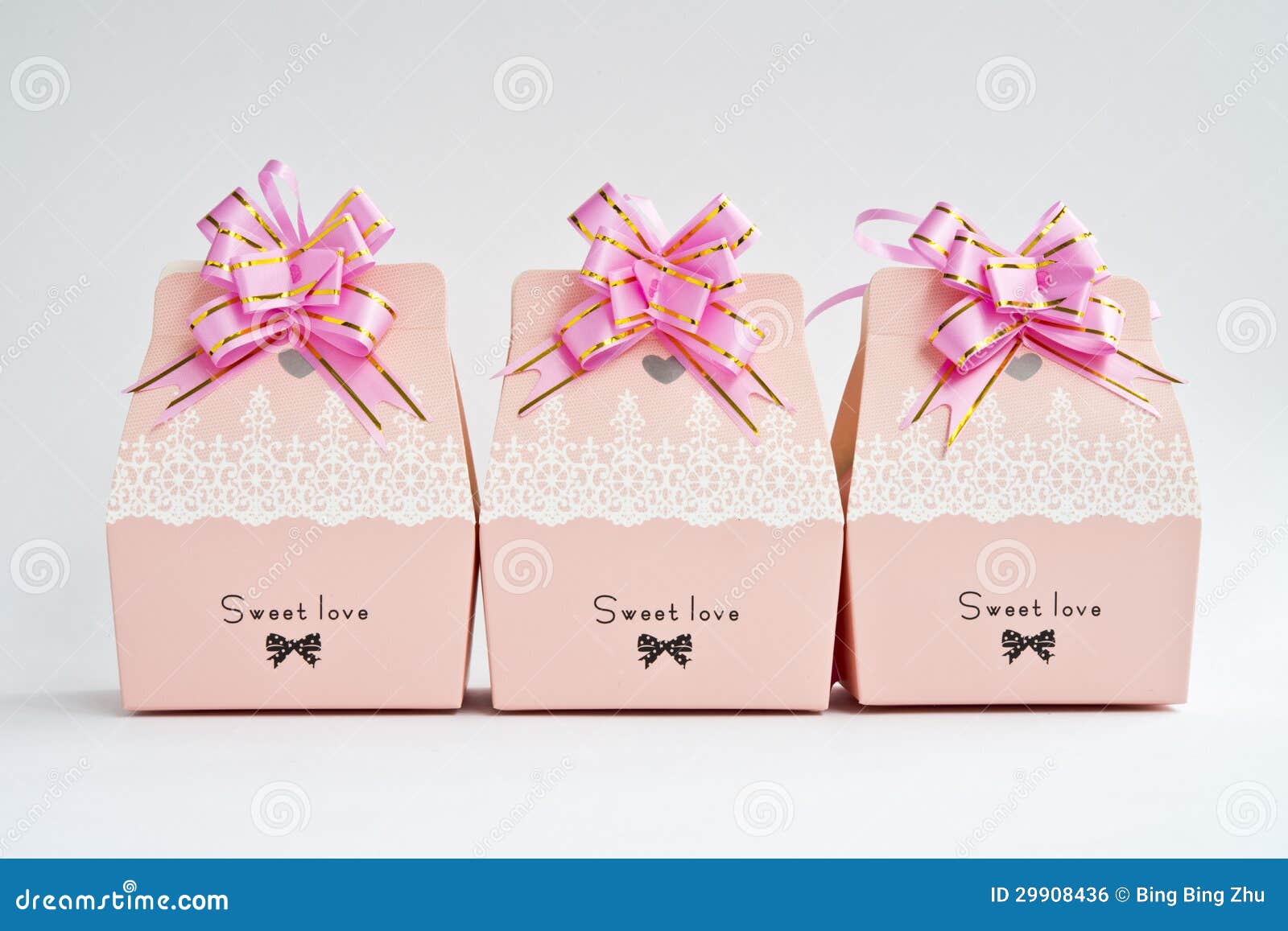 A row of gift boxes stock photo. Image of flower, shinny - 29908436