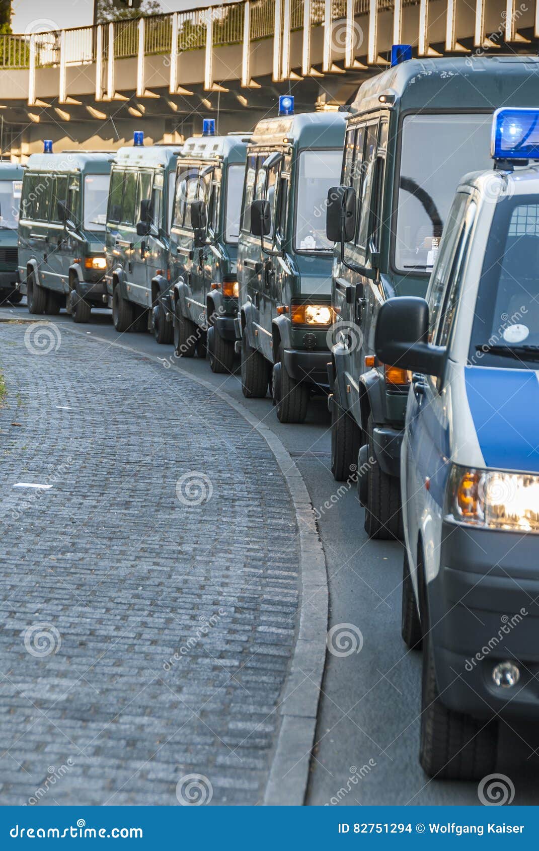 Row of police vans stock photo. Image of parked, kreuzberg - 82751294