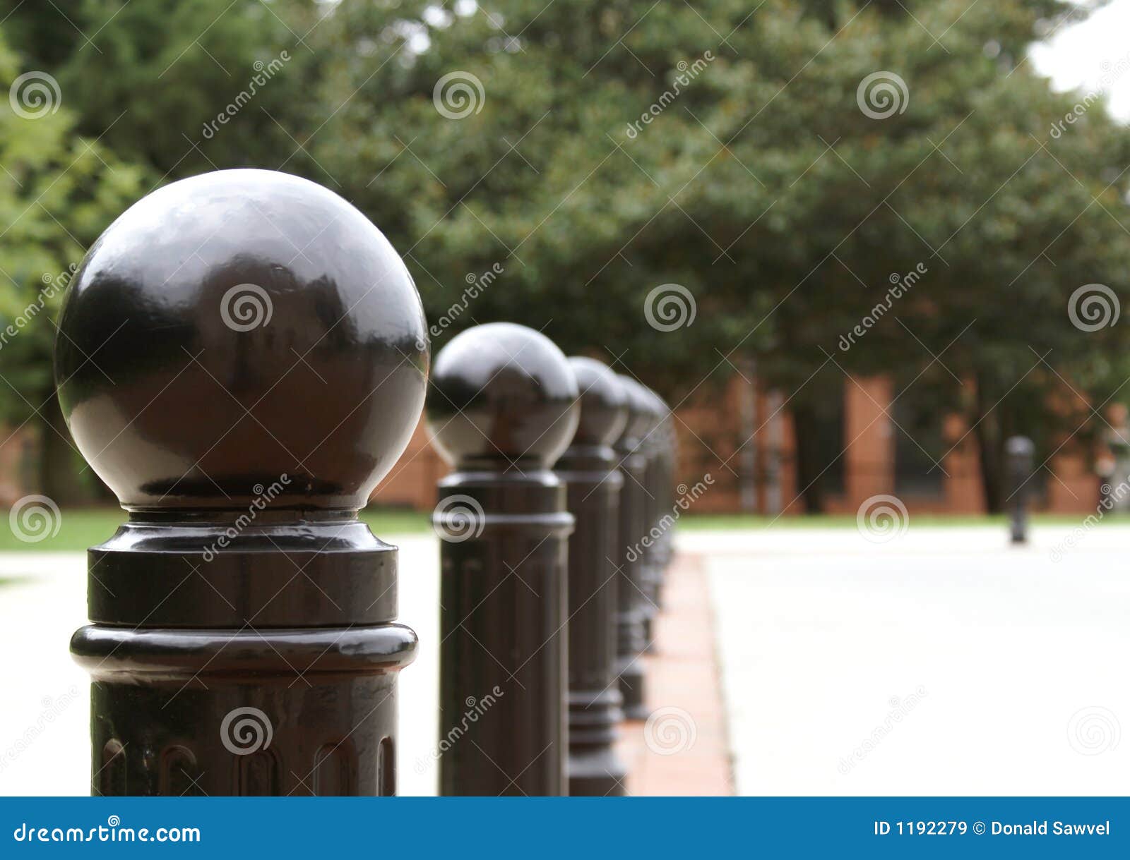 Row Of Posts Picture. Image: 1192279