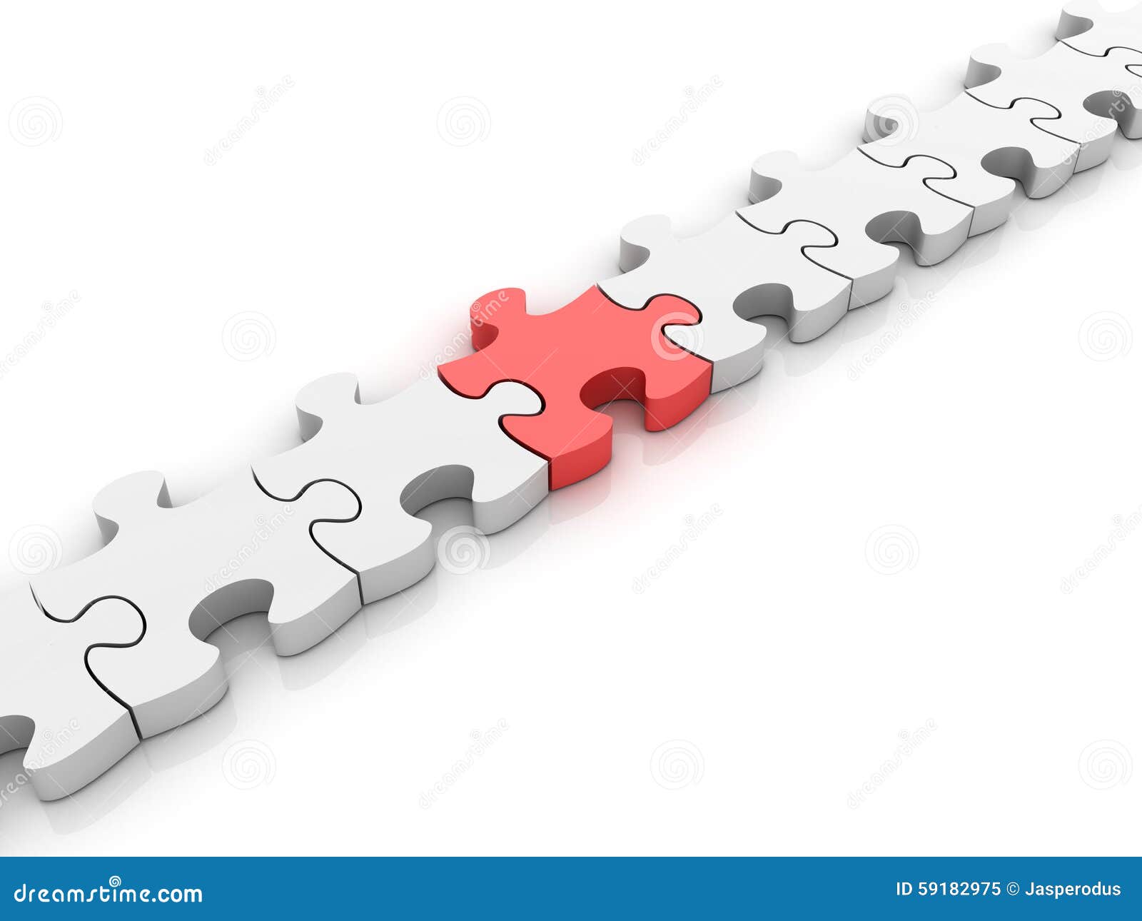 Row of Puzzle stock illustration. Illustration of rendering - 59182975