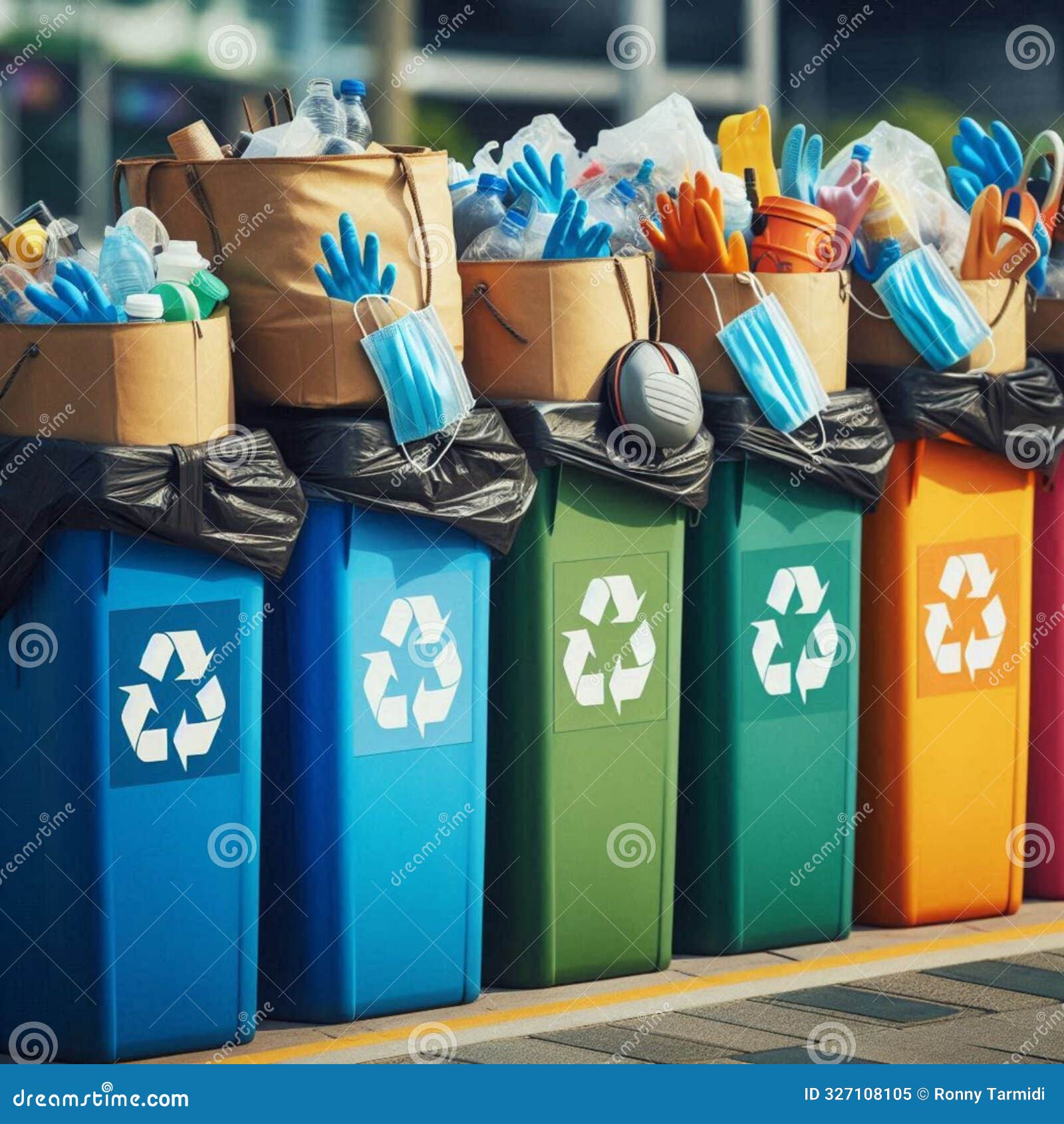 Medical Waste Line Icon, Recycle And Ecology, Broken Syringe And Vial ... Medical Waste Line Icon, Recycle And Ecology, Broken Syringe And Vial ...