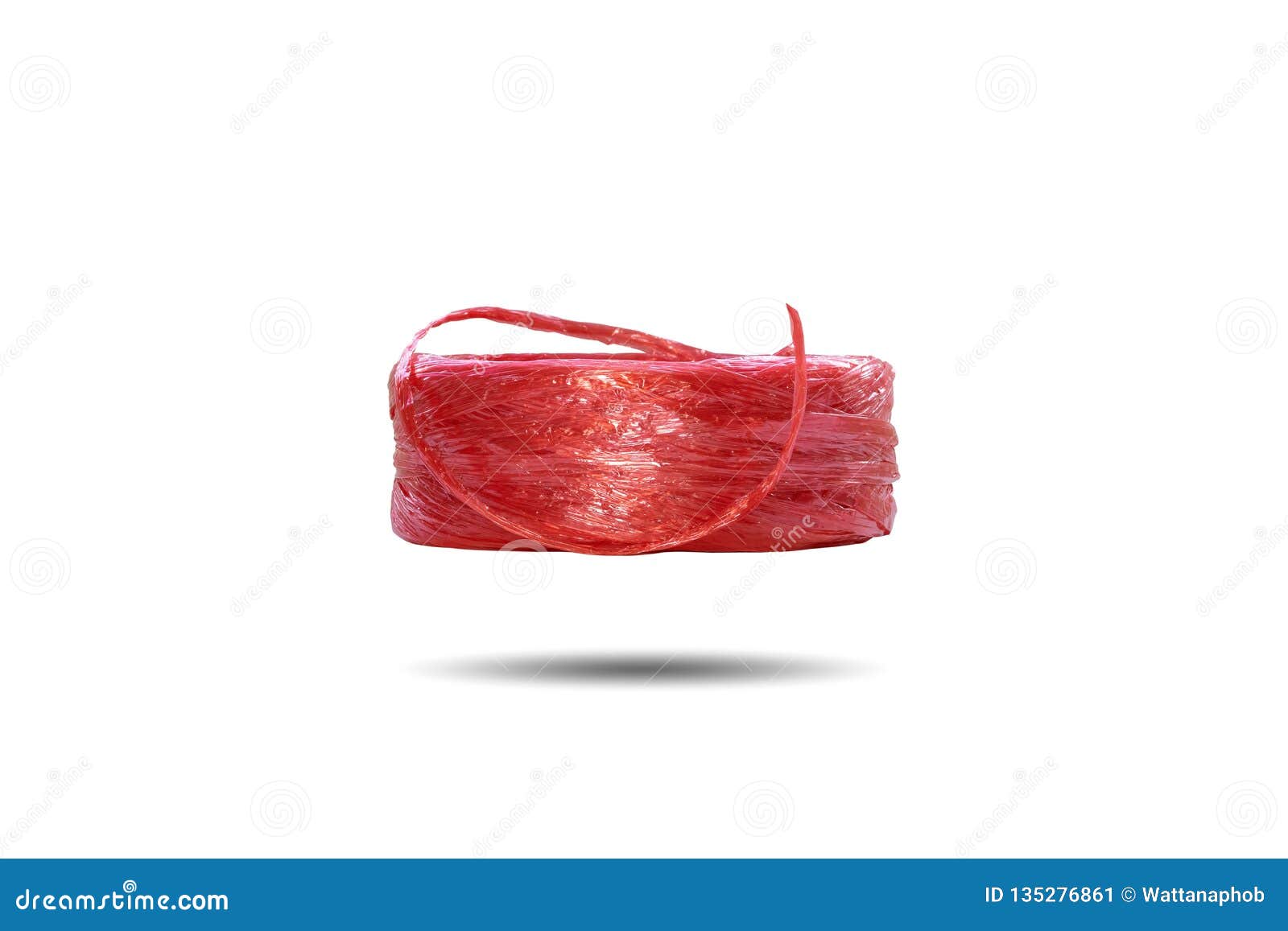 Row of red plastic rope stock image. Image of meat, cycle - 135276861