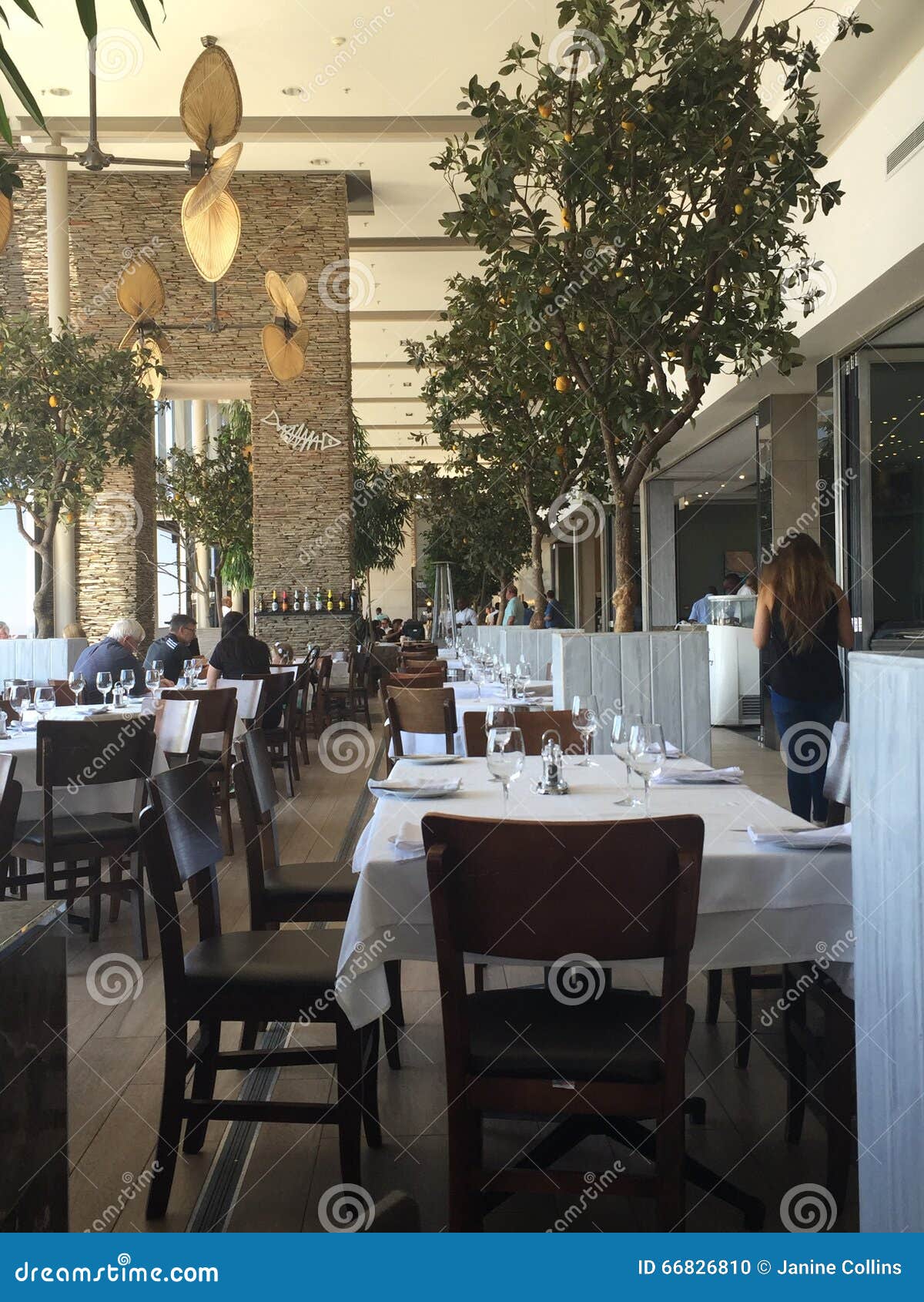 Row of restaurants editorial image. Image of tables, chairs - 66826810