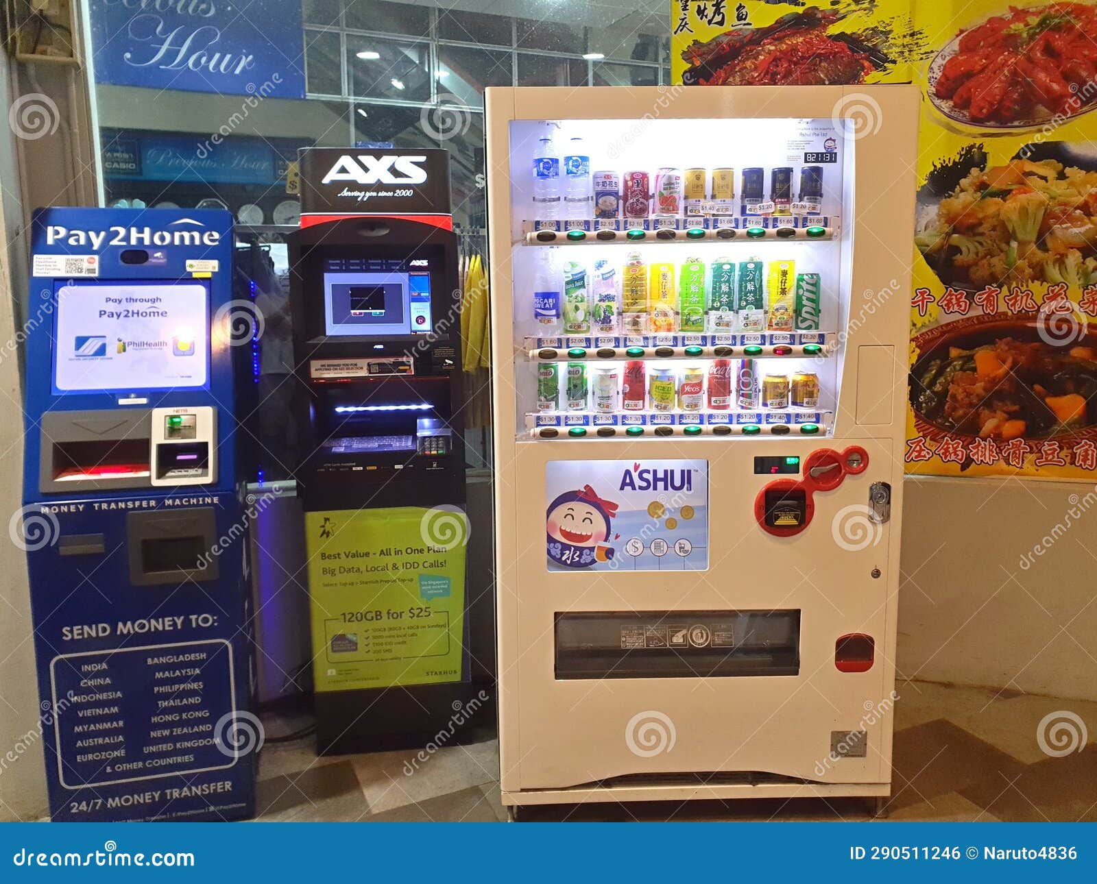 Self service machine editorial photo. Image of payment - 290511246