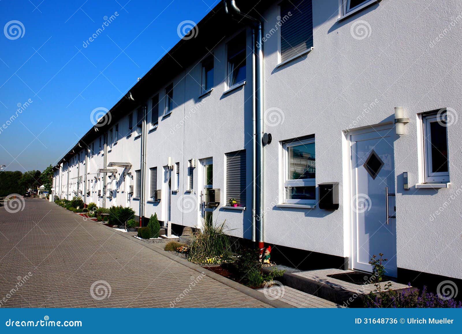Row Serial houses stock photo. Image of community, street - 31648736