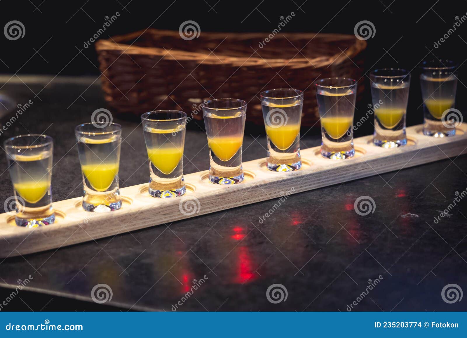 Row of shots stock photo. Image of shots, fresh, party - 235203774