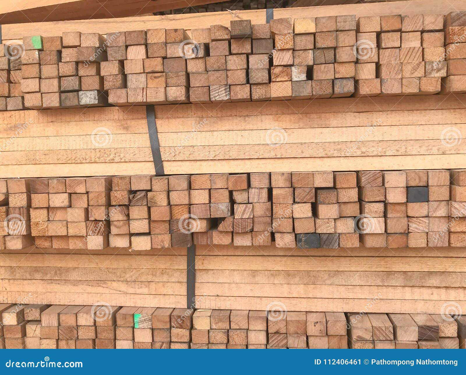Stack of Wood in Storage Warehouse Stock Image - Image of nature ...