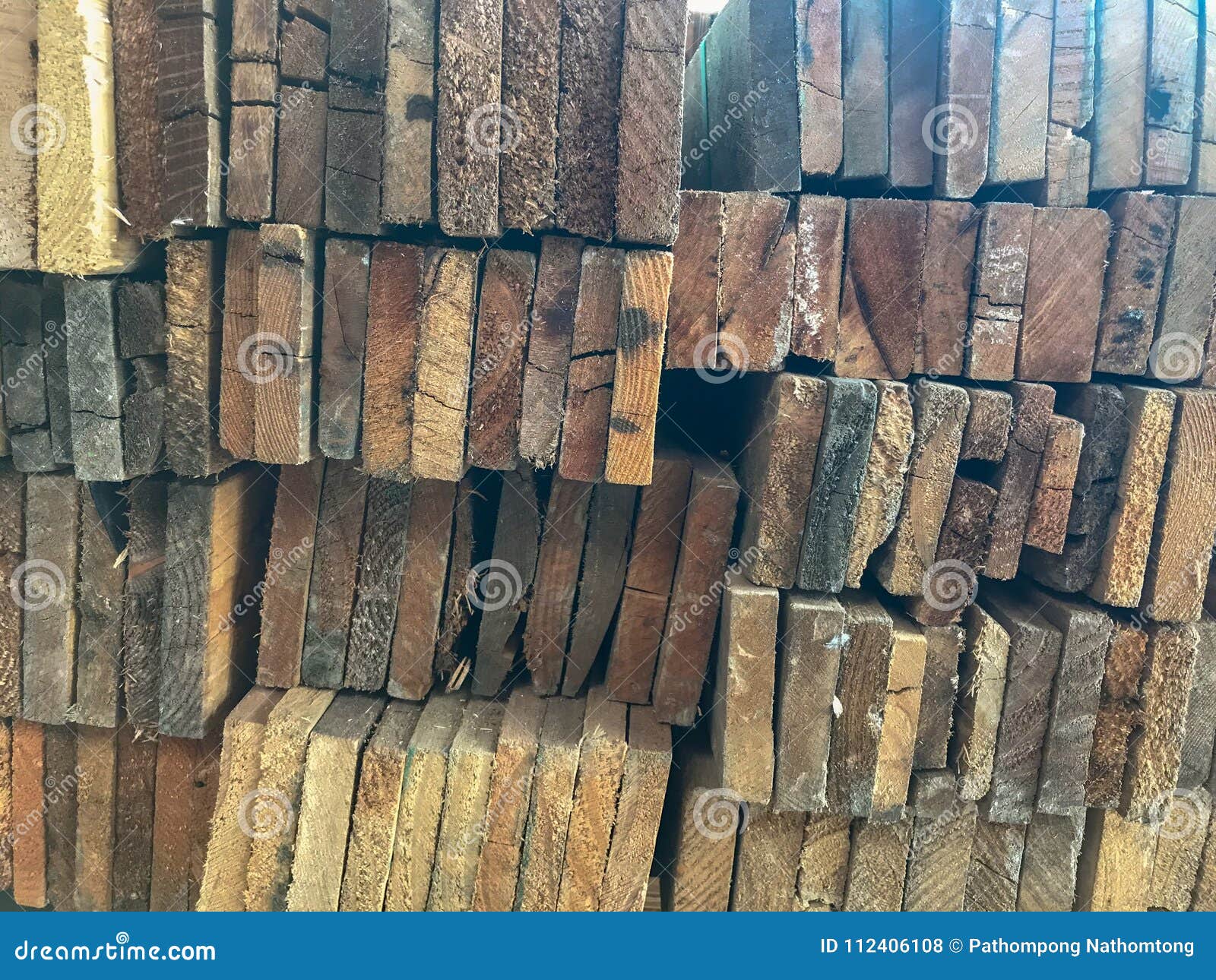 Stack of Wood in Storage Warehouse Stock Photo - Image of hardwood ...