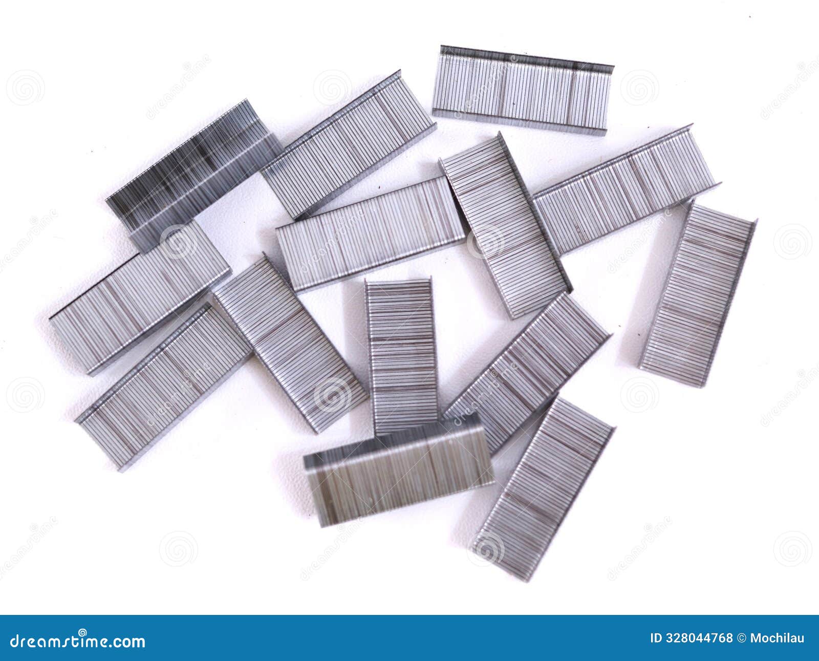 Row of Staples Isolated on White. Stock Photo - Image of drawing, text ...