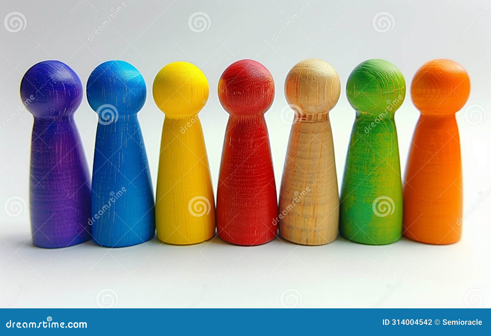 A Row of Toy People in Different Colors,DEI Strategy,Diversity, Equity ...