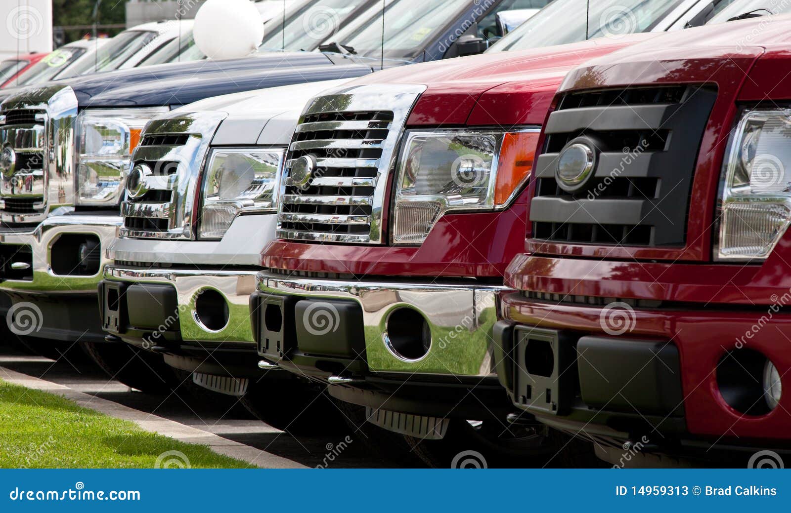Row of trucks stock image. Image of sales, selling, sale - 14959313