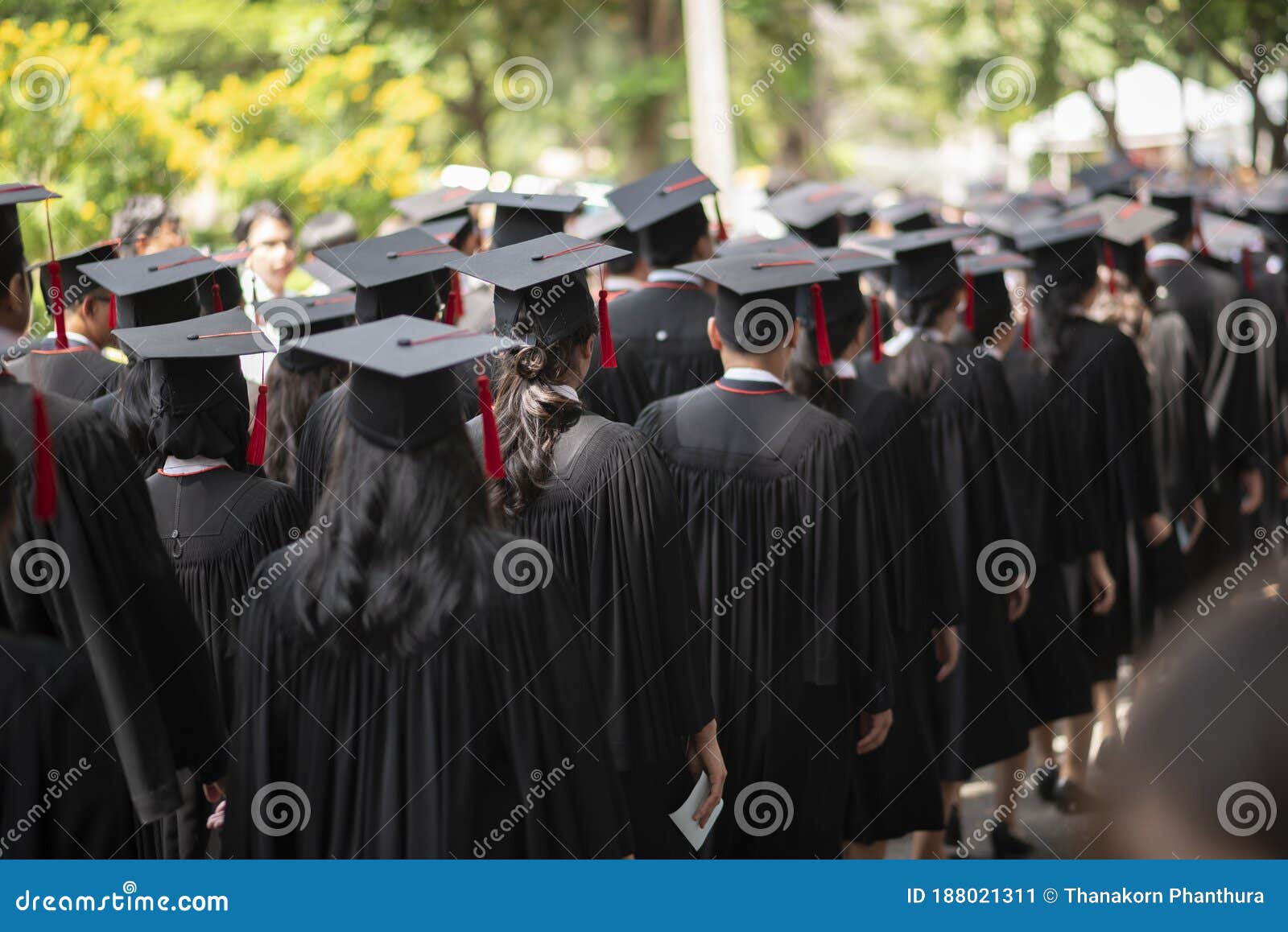 University Graduates At Graduation Ceremony Editorial Photo ...