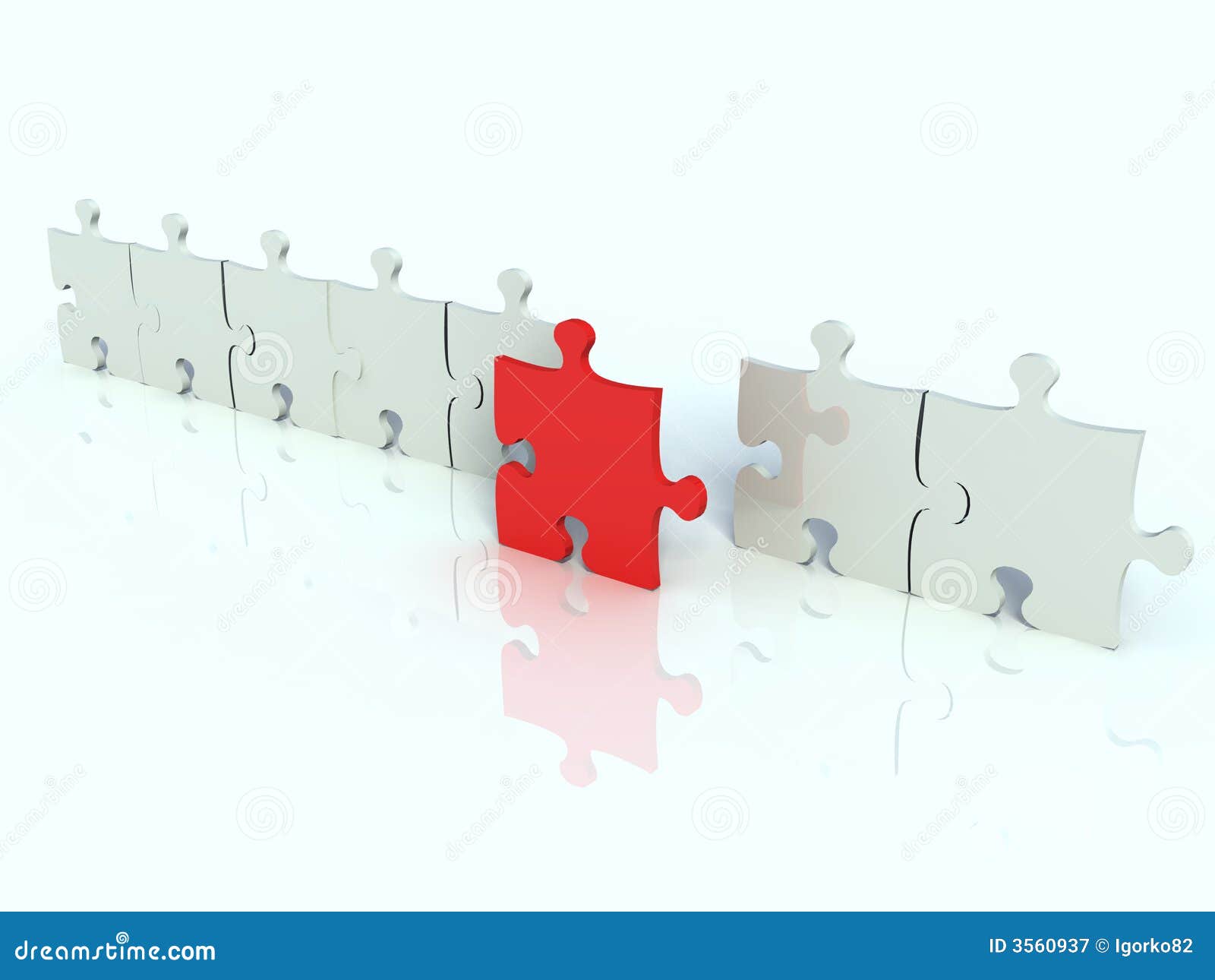 Row of white puzzle stock image. Image of angle, choice - 3560937