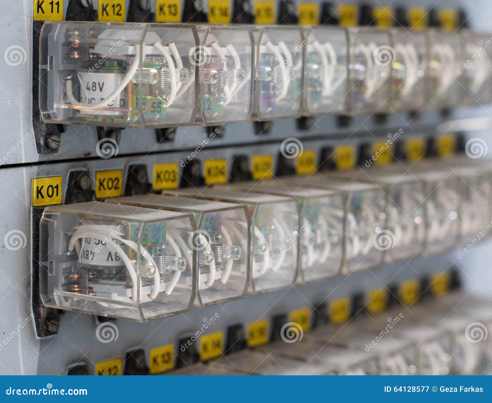 Old Relay Actuators Royalty-Free Stock Image | CartoonDealer.com #67974382