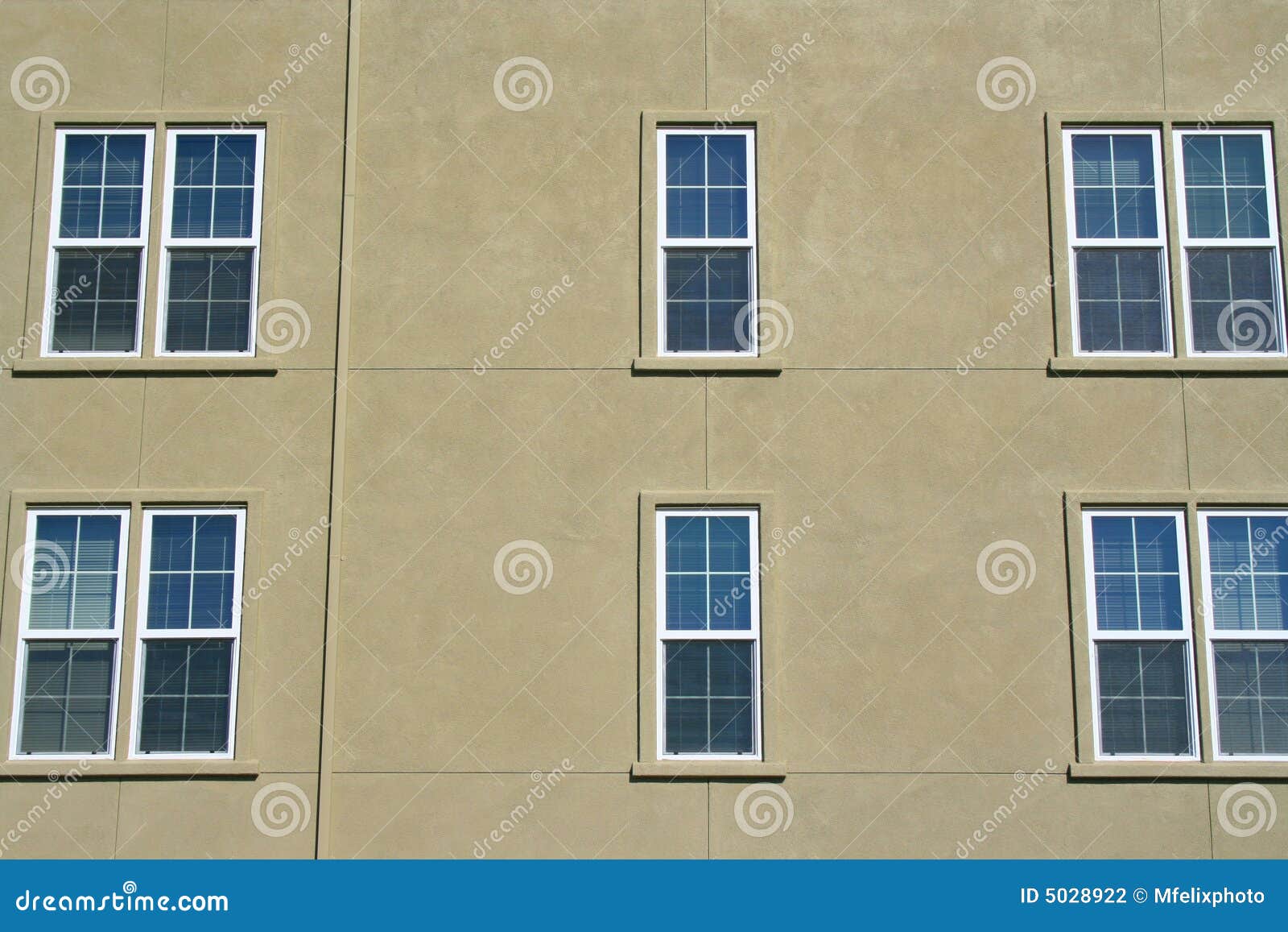 Row of Windows stock photo. Image of structure, residential - 5028922