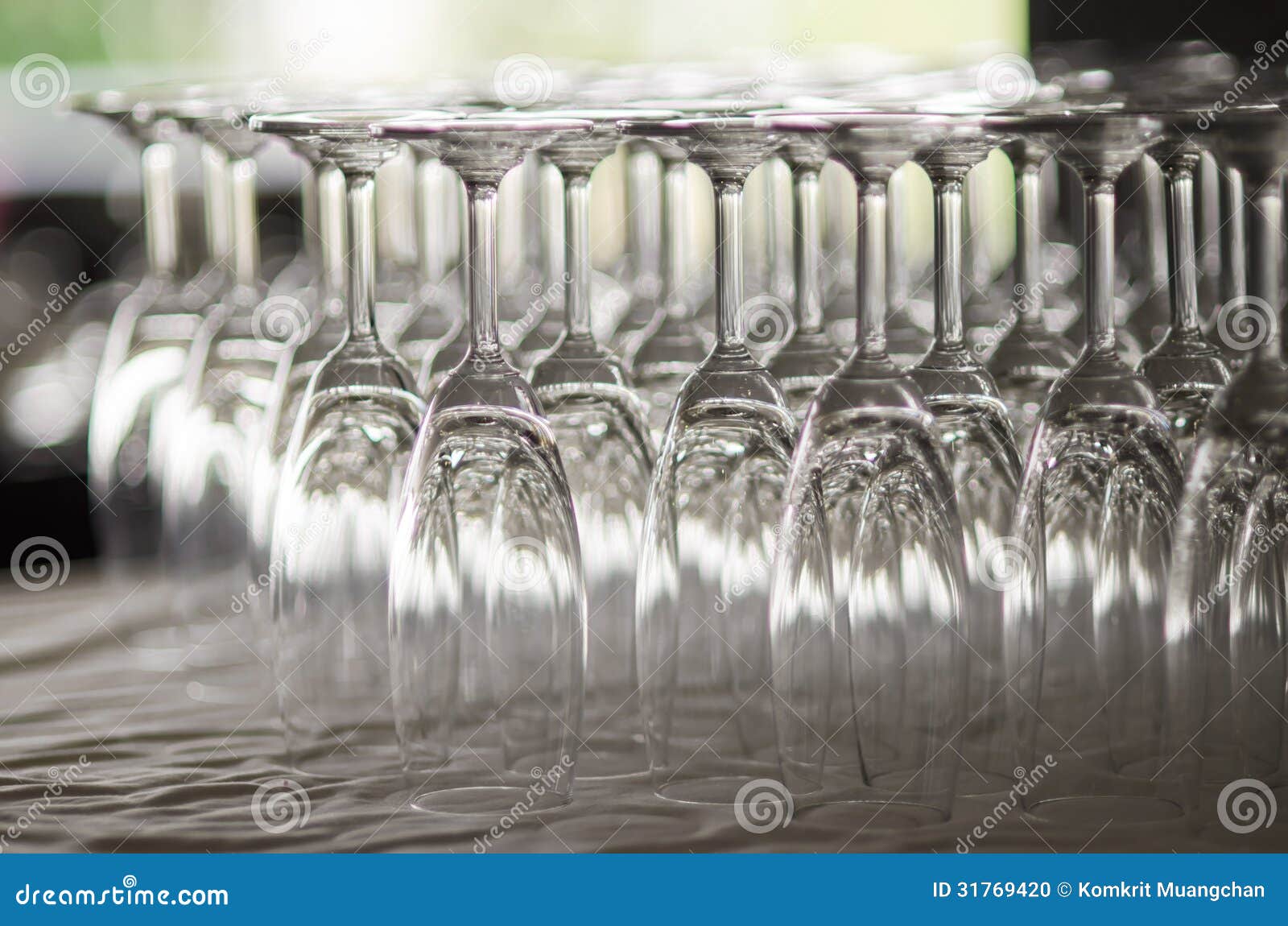 Row of wine glass stock photo. Image of grape, glass - 31769420