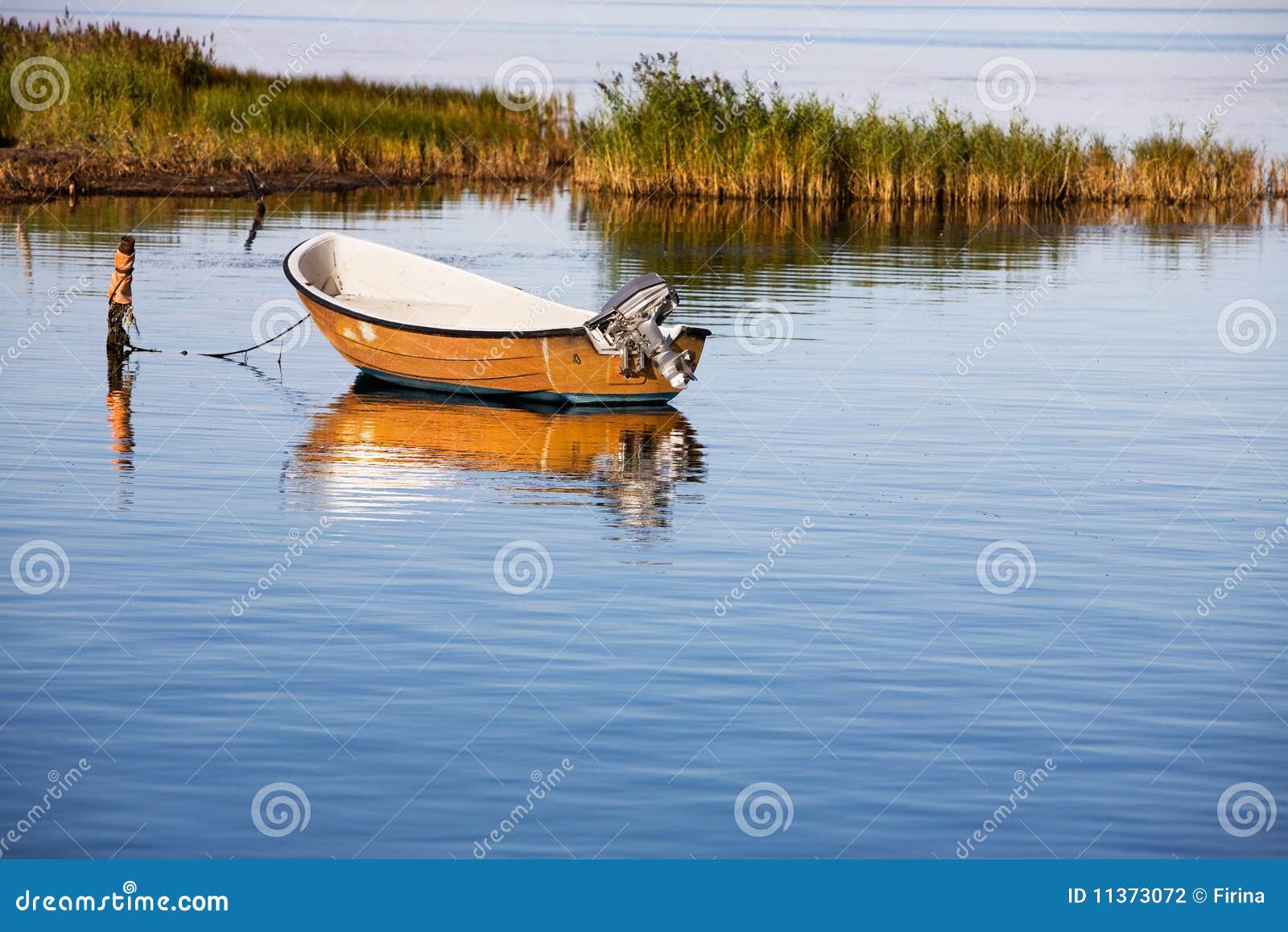 Rowboat stock photo. Image of nautical, blue, trawler - 11373072
