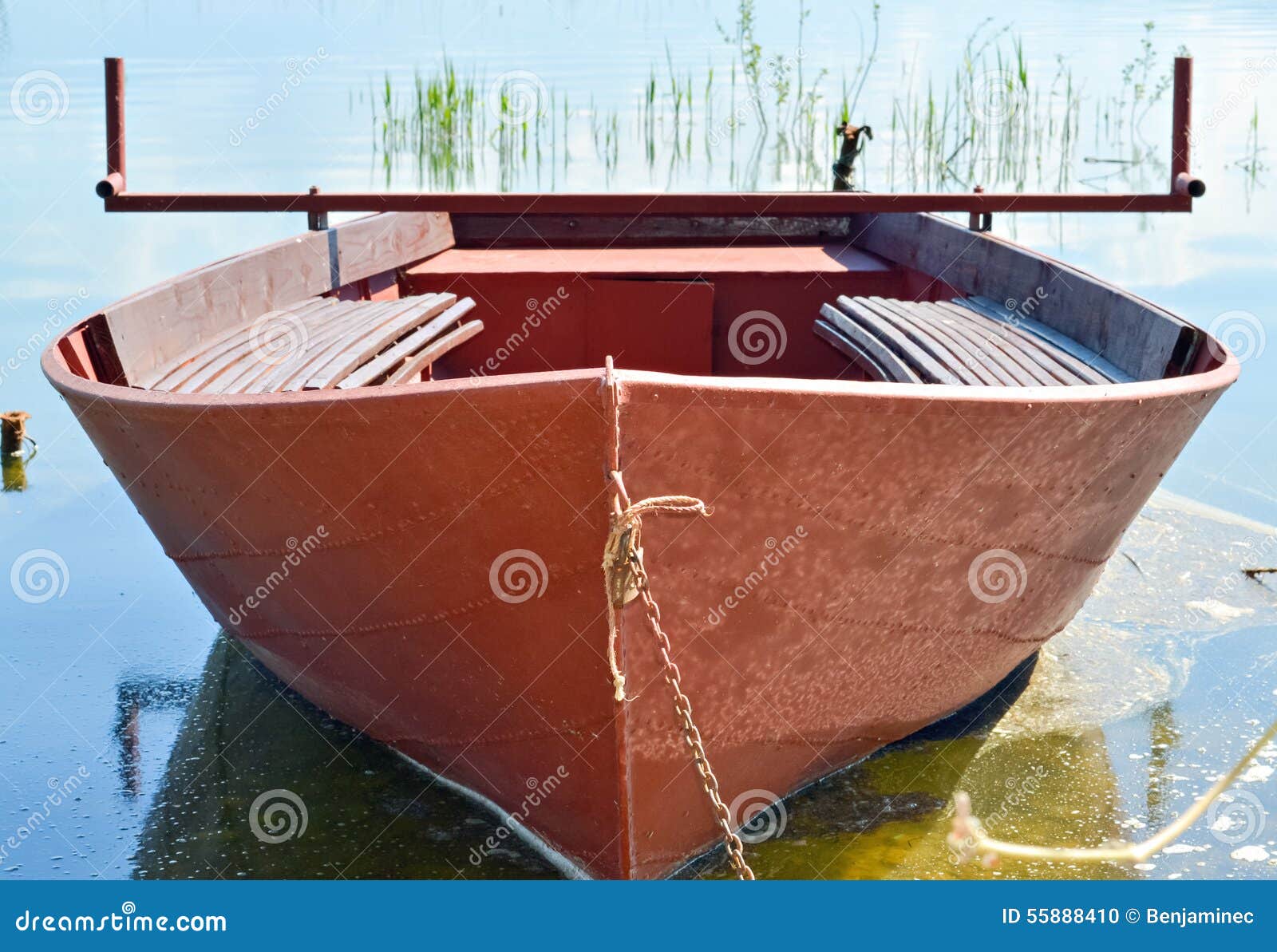 Rowboat stock photo. Image of scene, retro, vessel, tranquil - 55888410