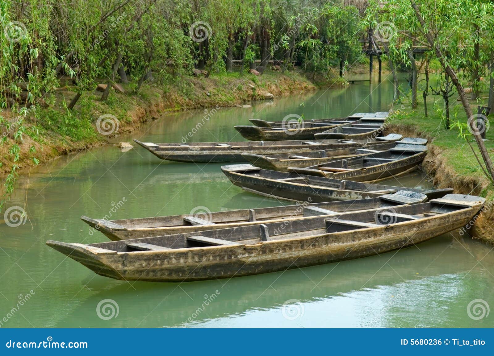 Rowboats stock photo. Image of antique, berth, railing - 5680236