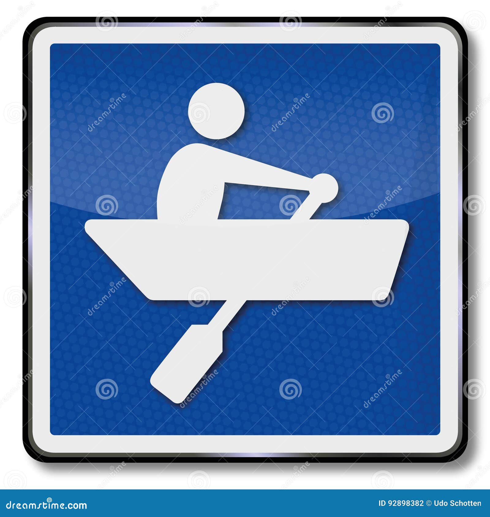 Rowboats Allowed on this Water Stock Vector - Illustration of rent ...