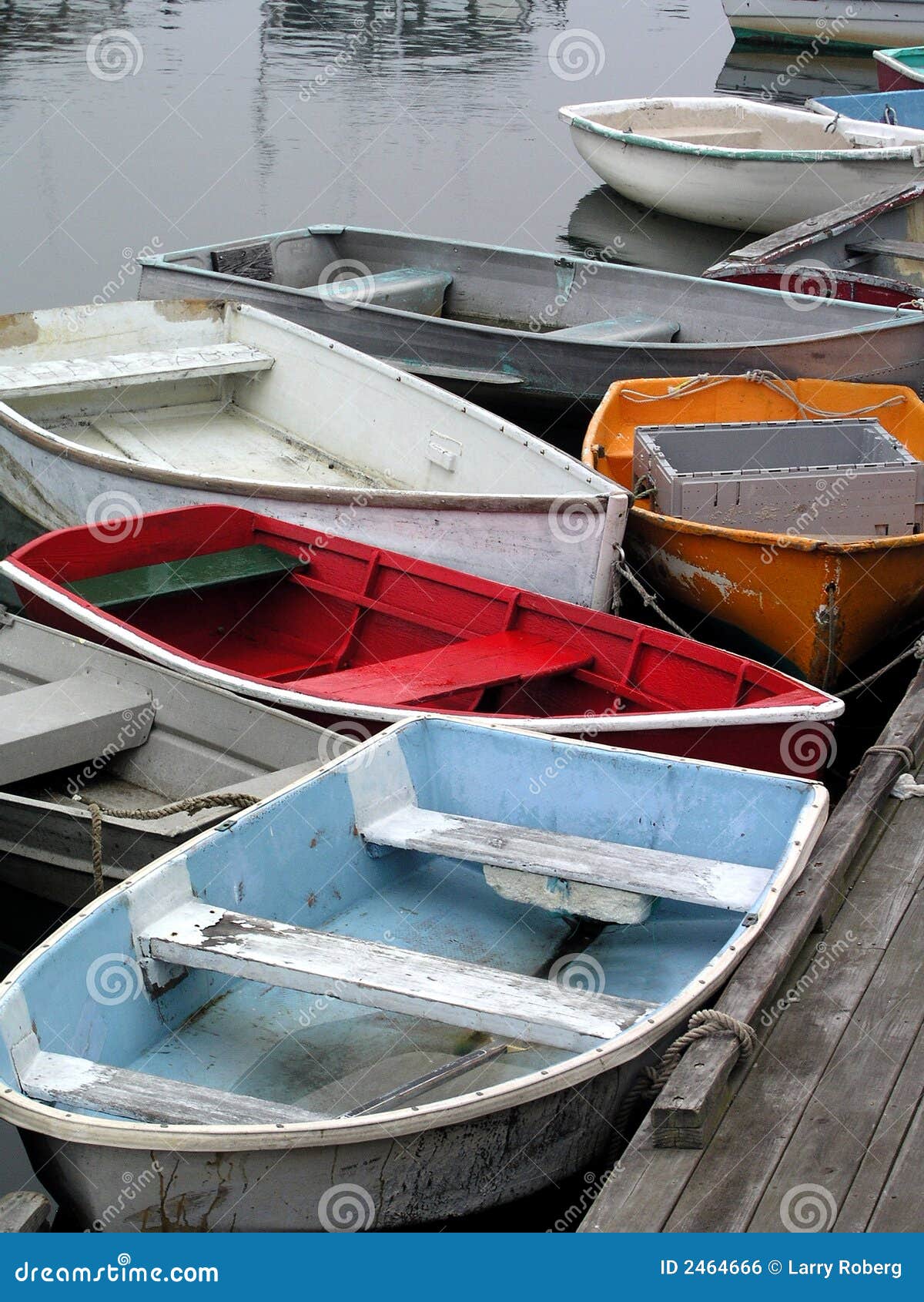 Rowboats in a Row stock photo. Image of nautical, transportation - 2464666