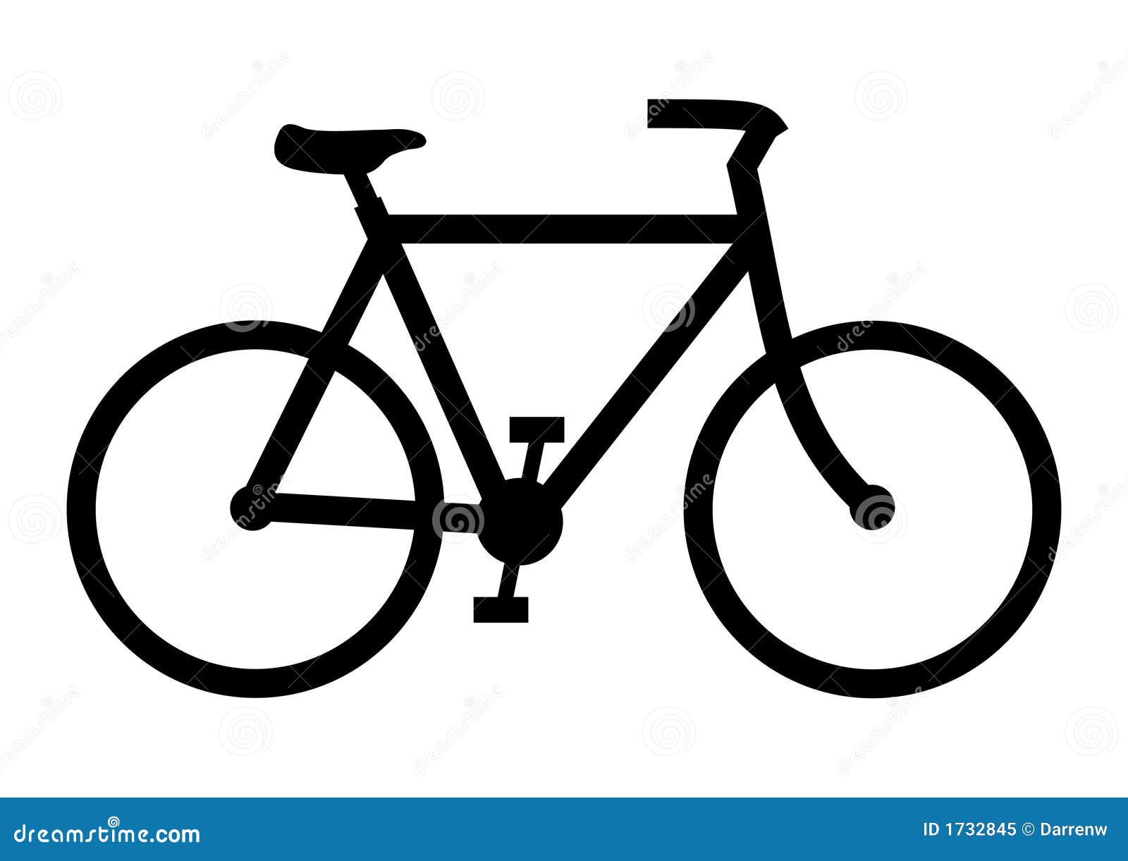 Rower ilustracji. Ilustracja złożonej z przejażdżka, grafika - 1732845