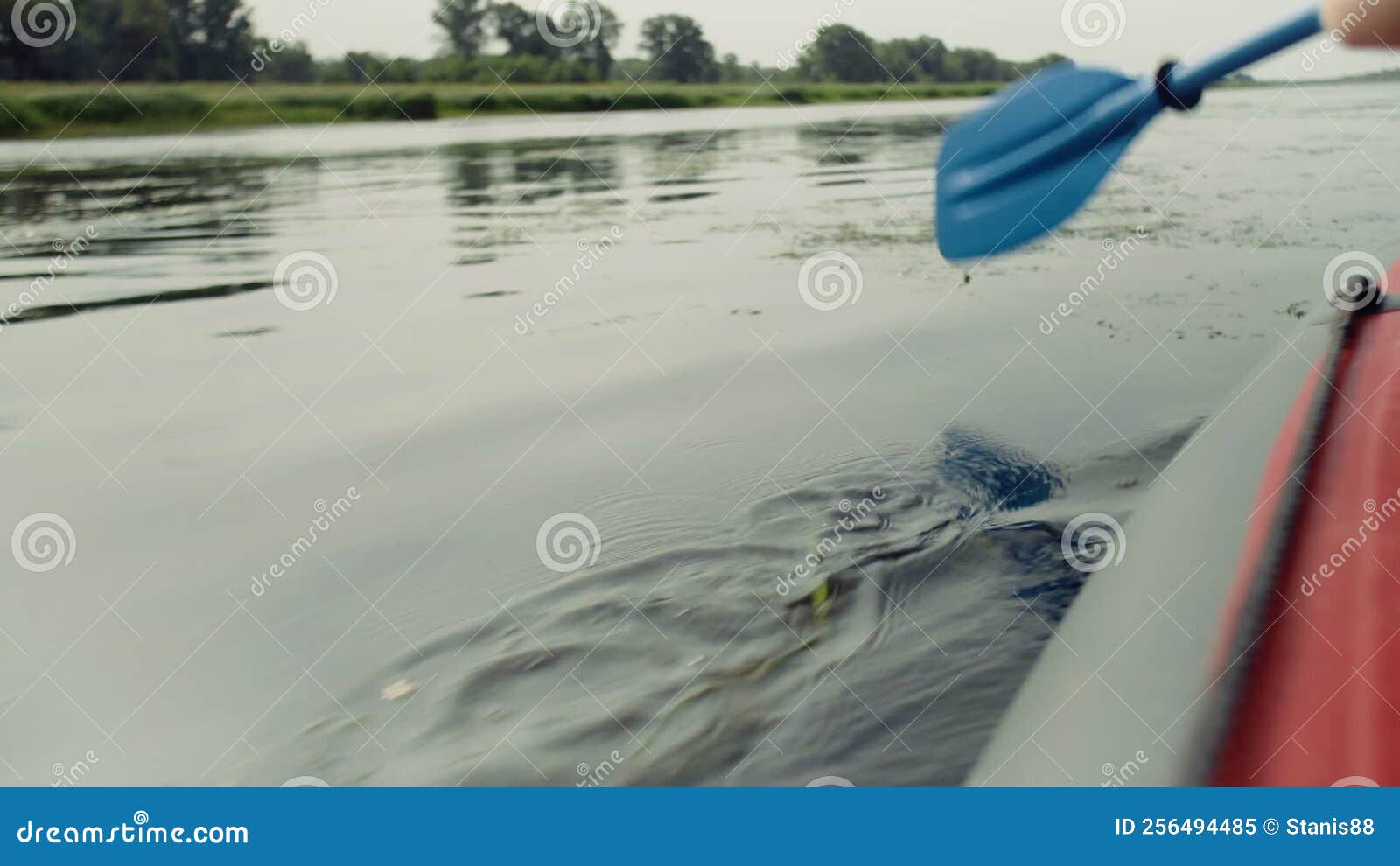 Close-up of a Rower on a Boat Rowing with an Oar. Stock Video - Video ...
