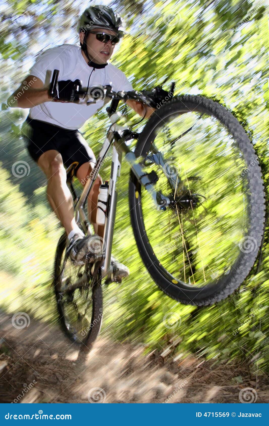 Rowerzysta obraz stock. Obraz złożonej z przyśpieszenie - 4715569