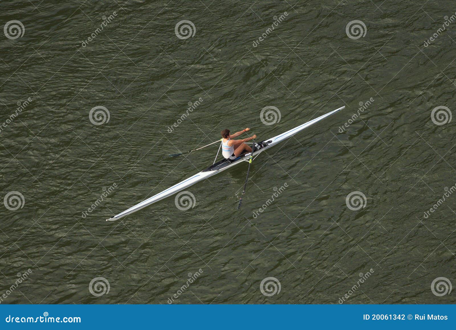 Rowing editorial photography. Image of moving, oarswoman - 20061342