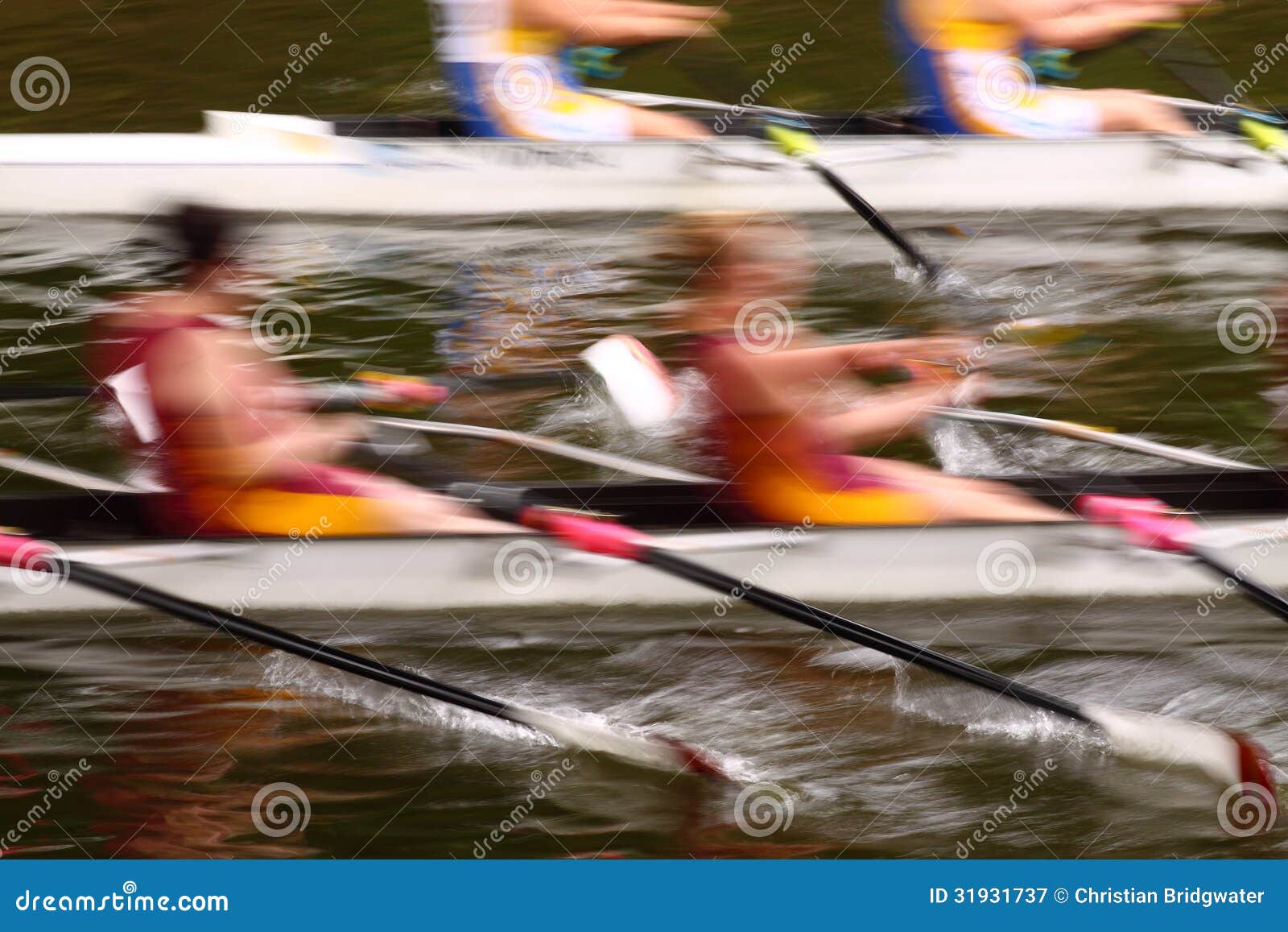 Rowing abstract a stock image. Image of blur, blurred - 31931737