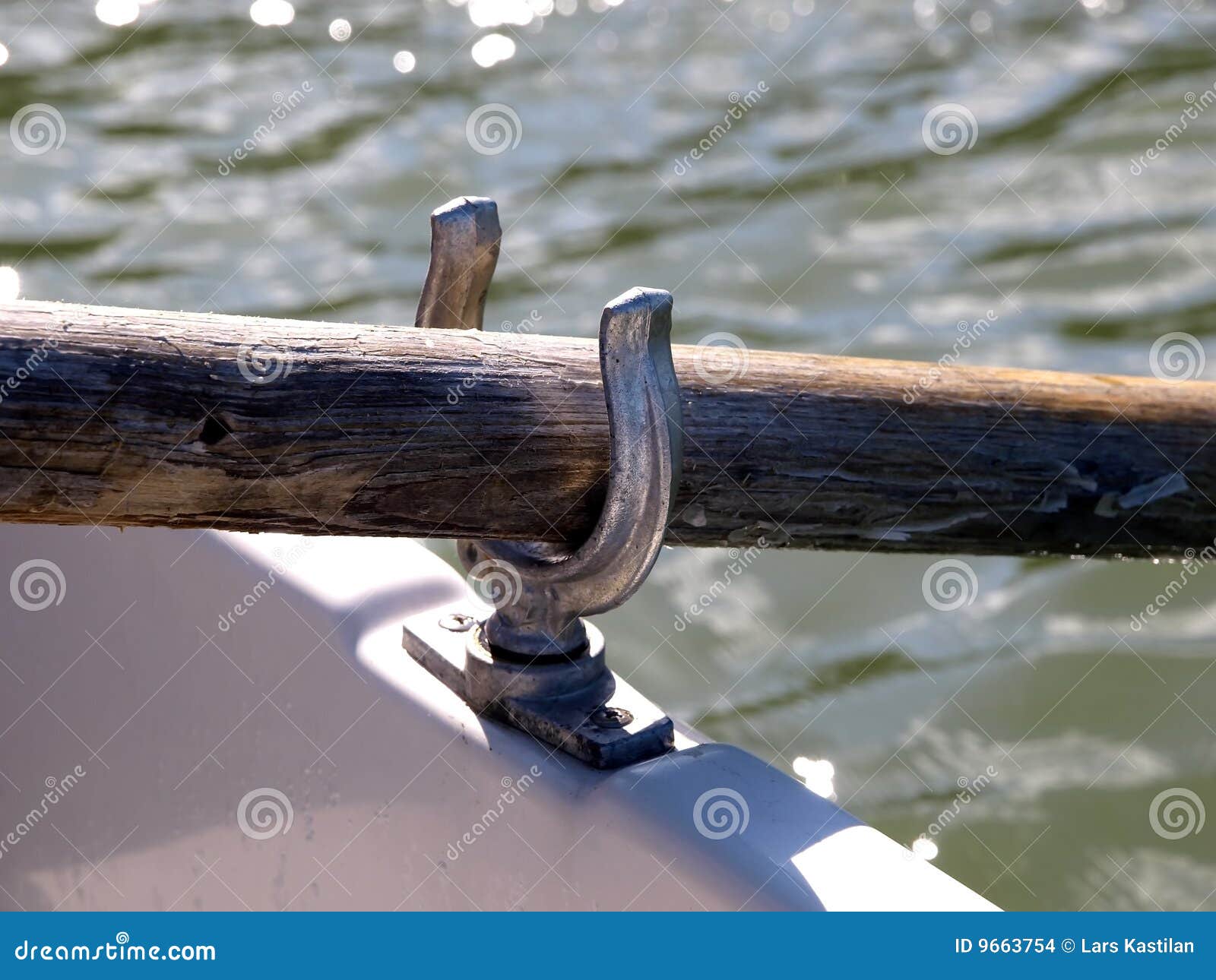 Rowing boat detail stock photo. Image of water, river - 9663754