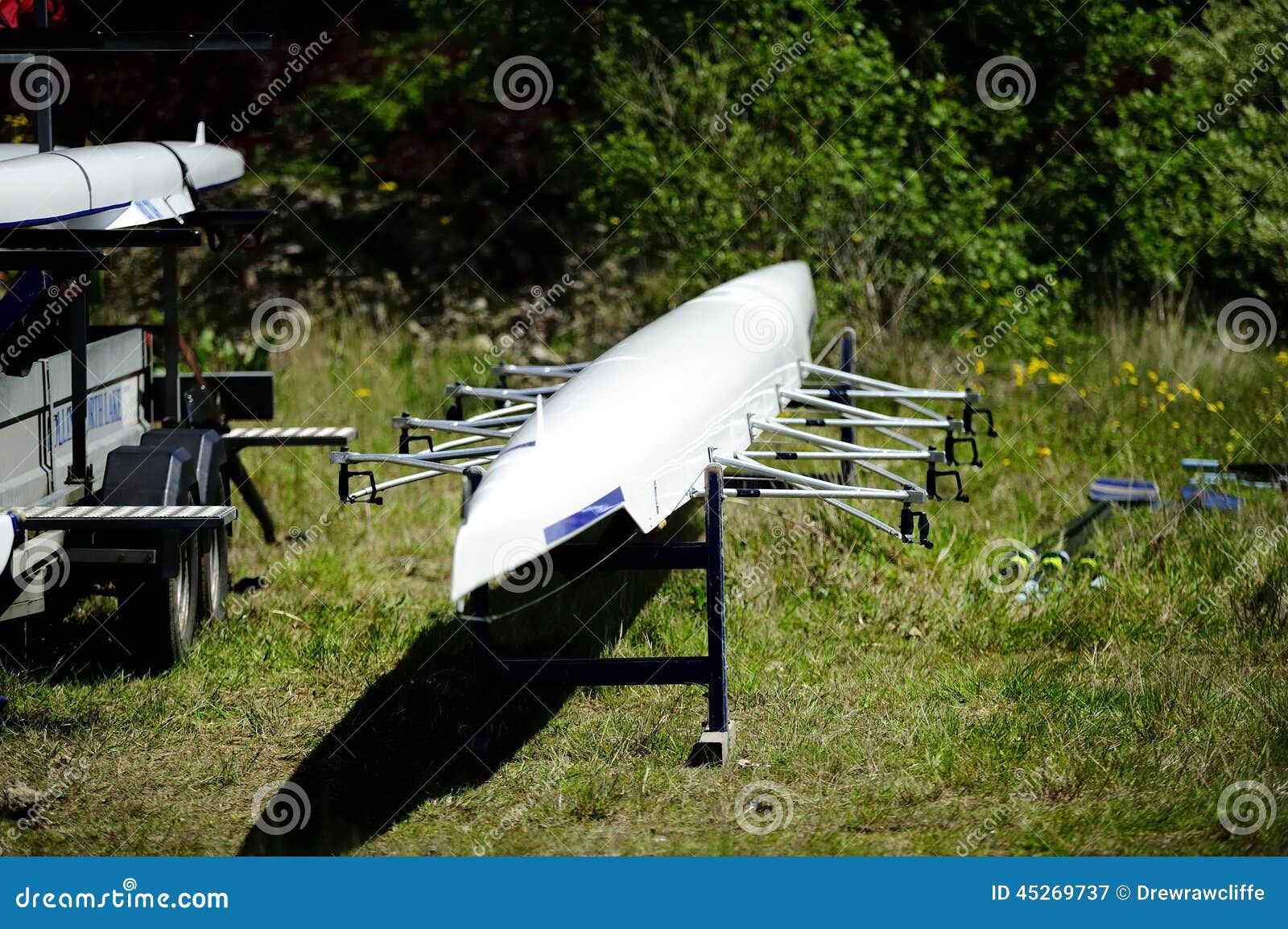 Rowing Boat stock image. Image of field, boat, modern - 45269737