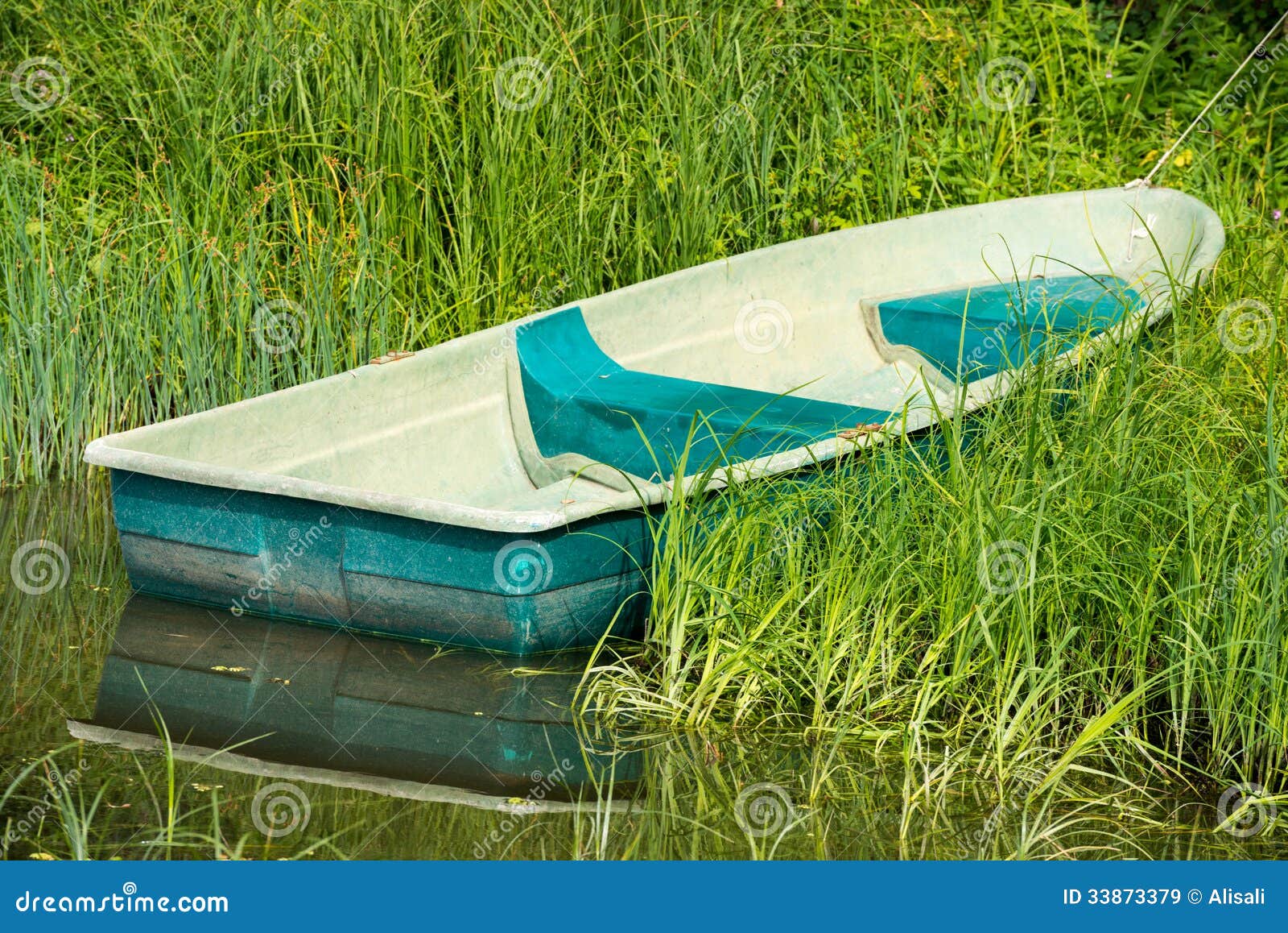 The rowing boat stock image. Image of green, creek, ecology - 33873379