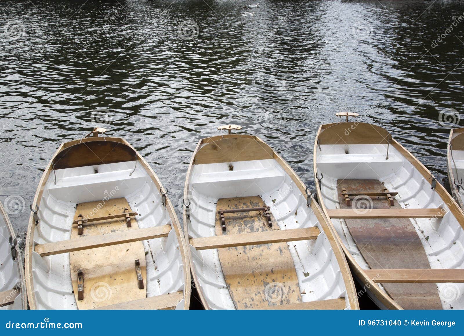 Rowing Boat on River, Stratford upon Avon, England Stock Photo - Image ...